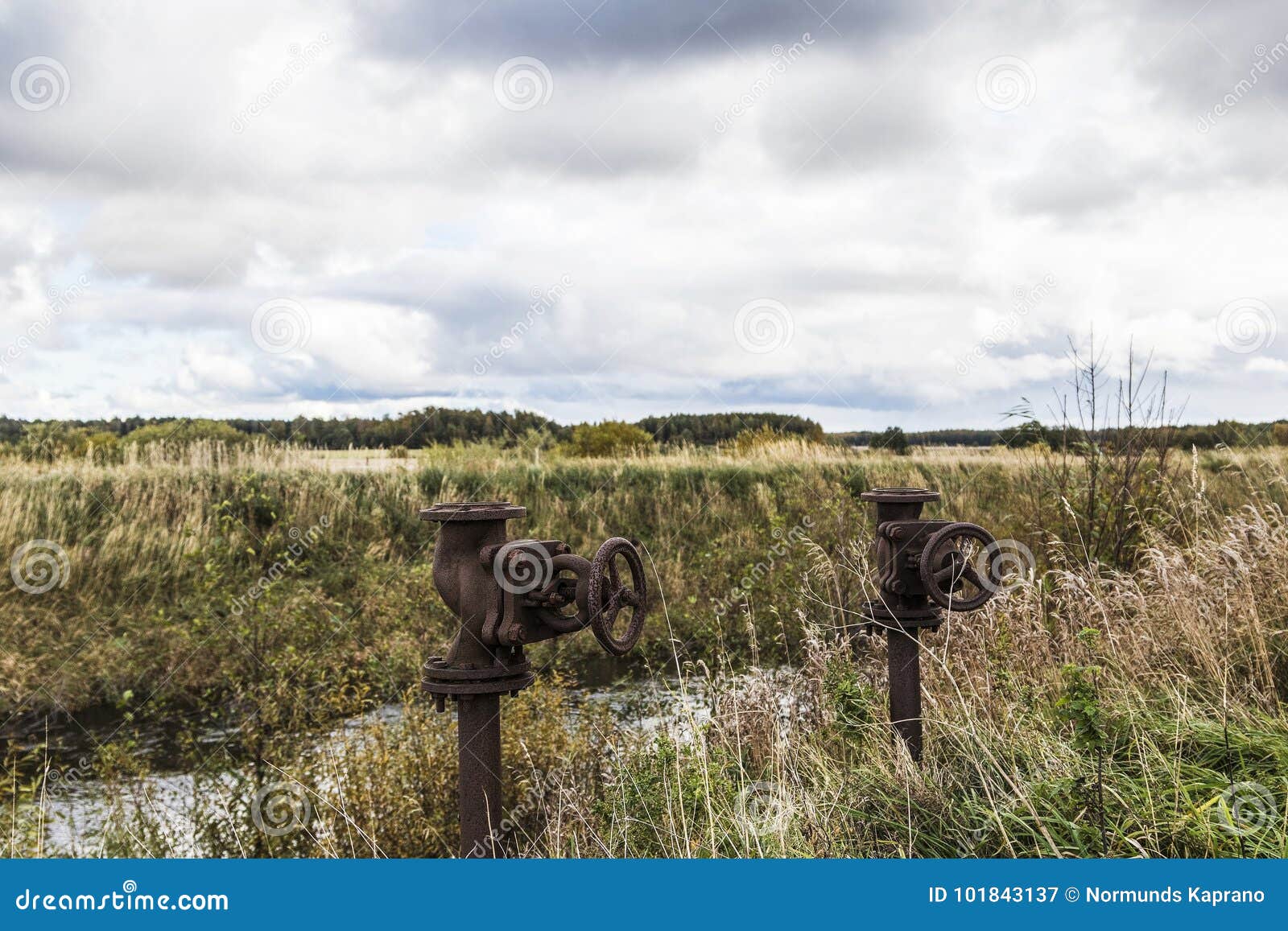 Water pump stock image. Image of metallic, countryside - 101843137