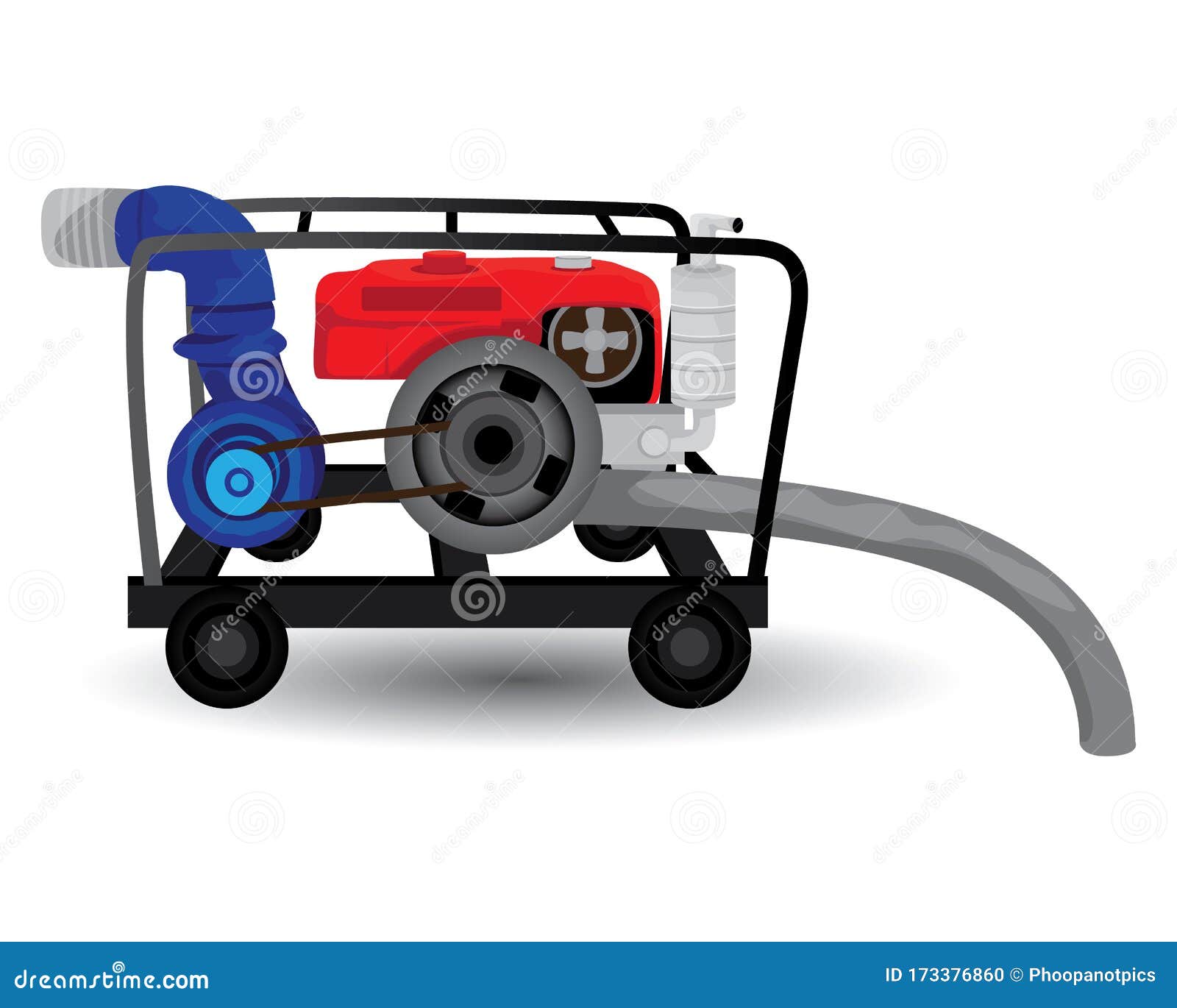 Water pump vector design stock vector. Illustration of growth - 173376860