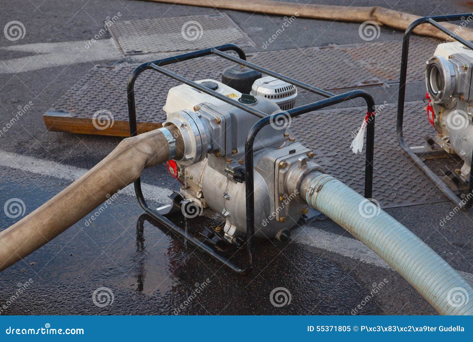Water Pumping stock image. Image of current, hole, engine - 55371805