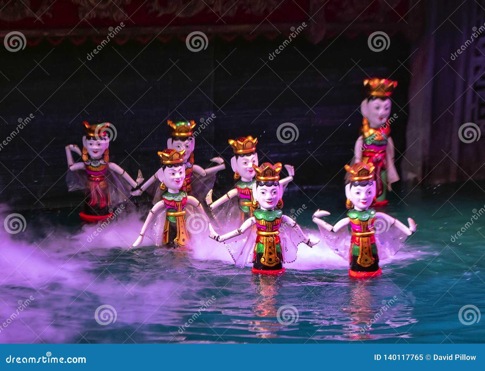 Water Puppet Women Dancing in the Thang Long Water Puppet Theatre ... Water Puppet Women Dancing in the Thang Long Water Puppet Theatre ...
