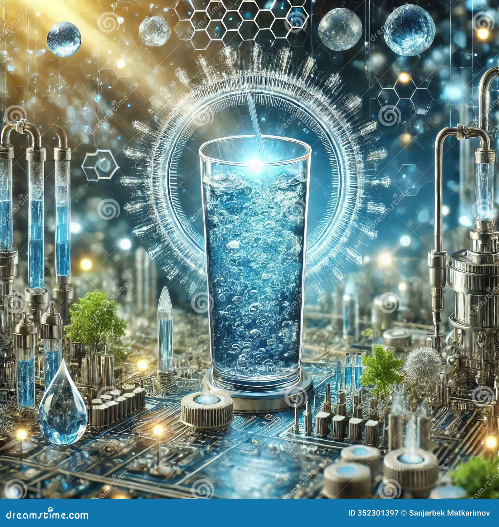 Water Purification and Desalination Technologies Using Advanced Stock ...