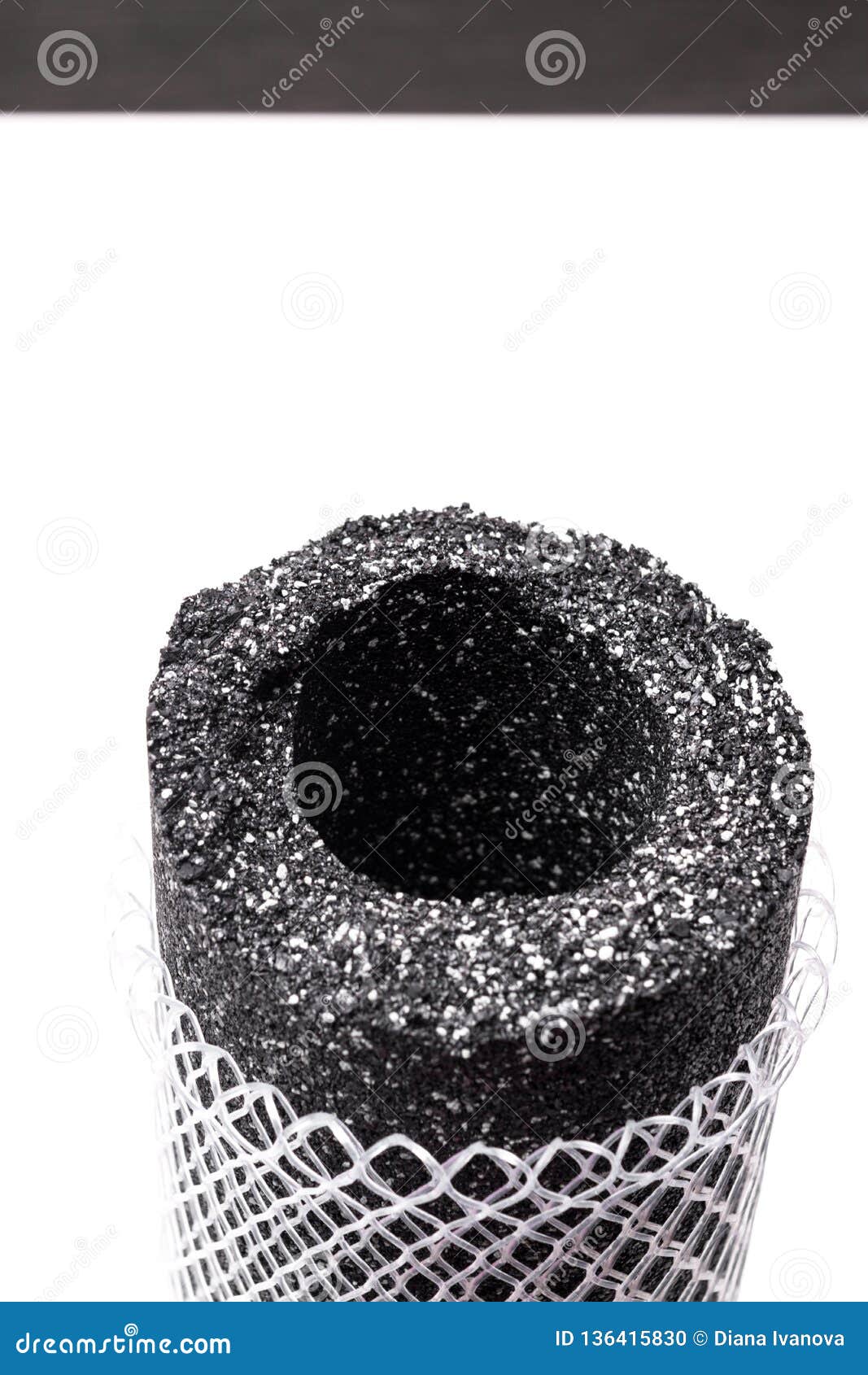 Water Purification Filter with Activated Charcoal Stock Photo - Image ...