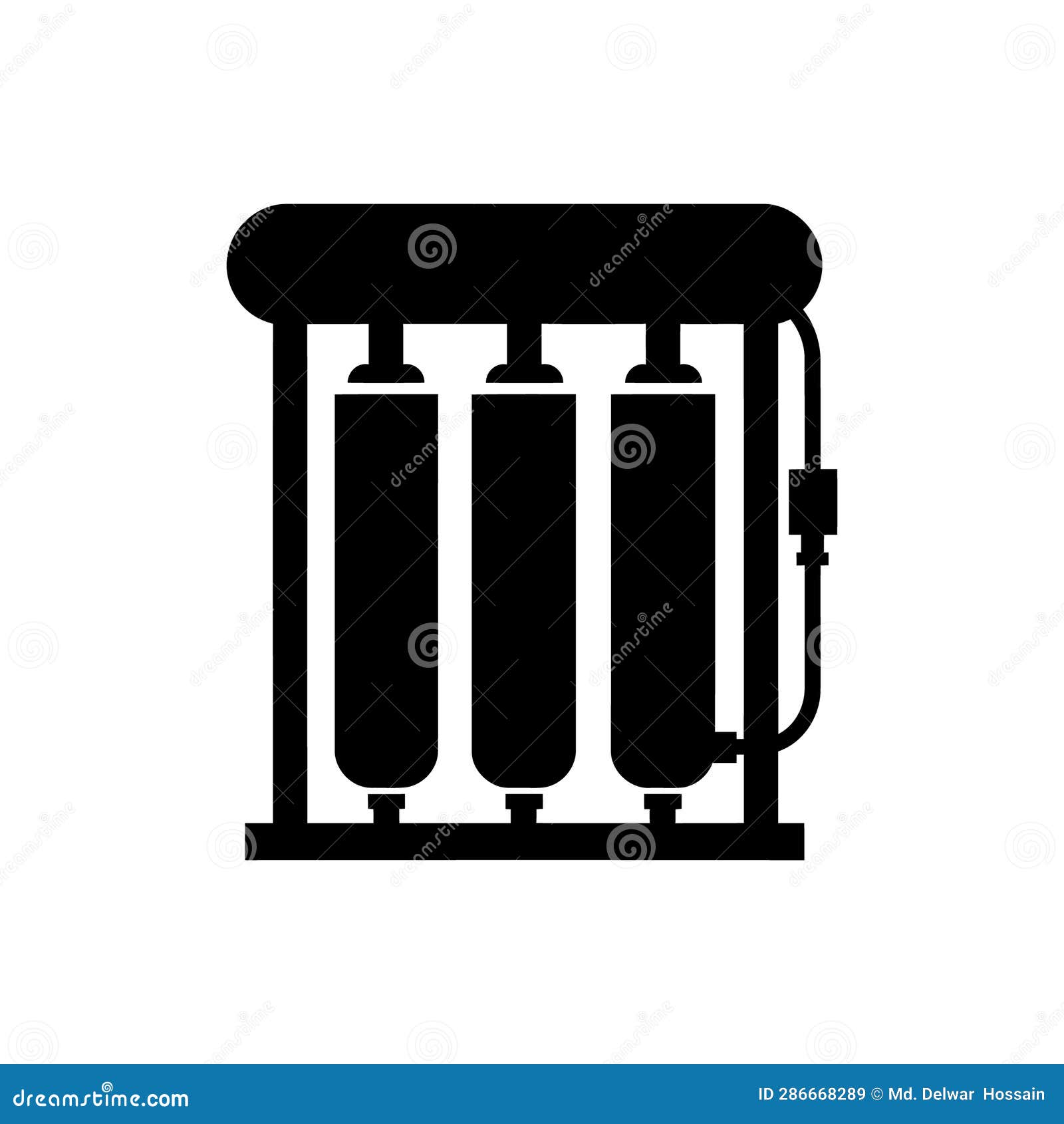 Water purification icon stock illustration. Illustration of font ...
