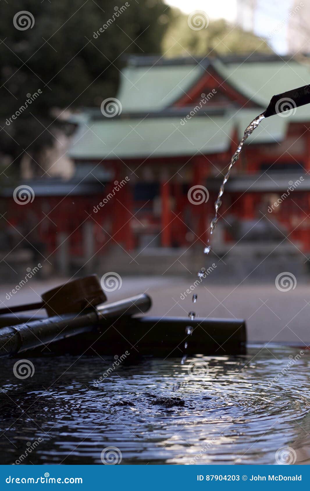 Water Purification at a Shrine in Japan Stock Image - Image of japanese ...
