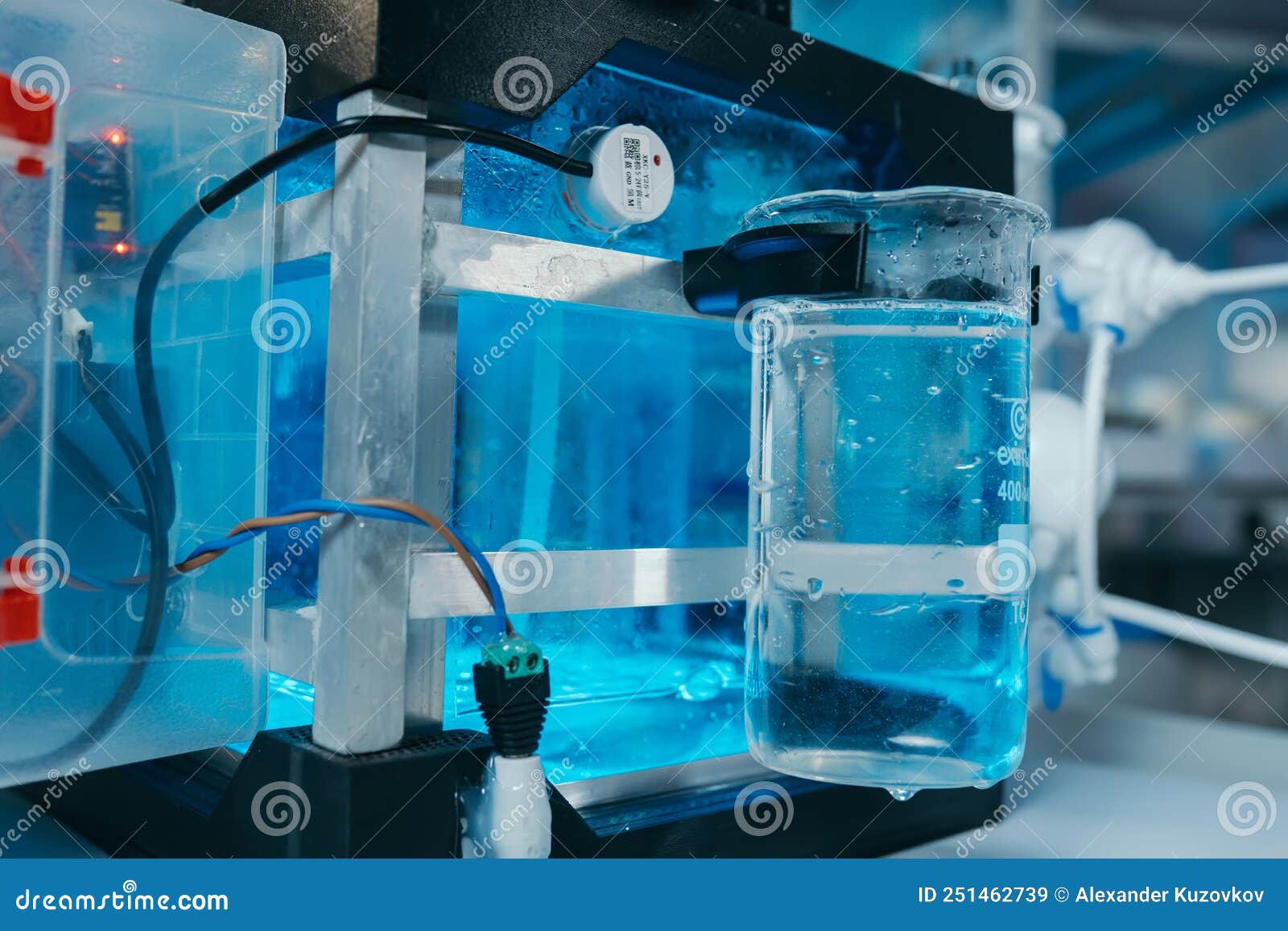 Water Purification and Structuring System. Laboratory. Research Concept ...