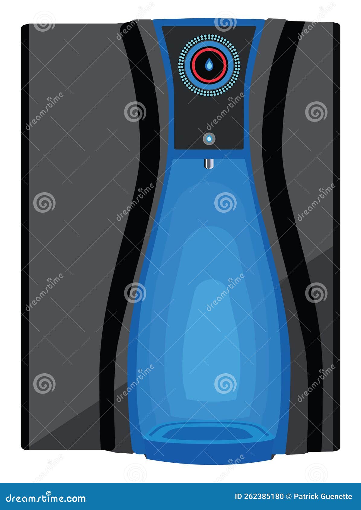 Set Of Water Purifier Icons In Silhouette, Vector | CartoonDealer.com ...