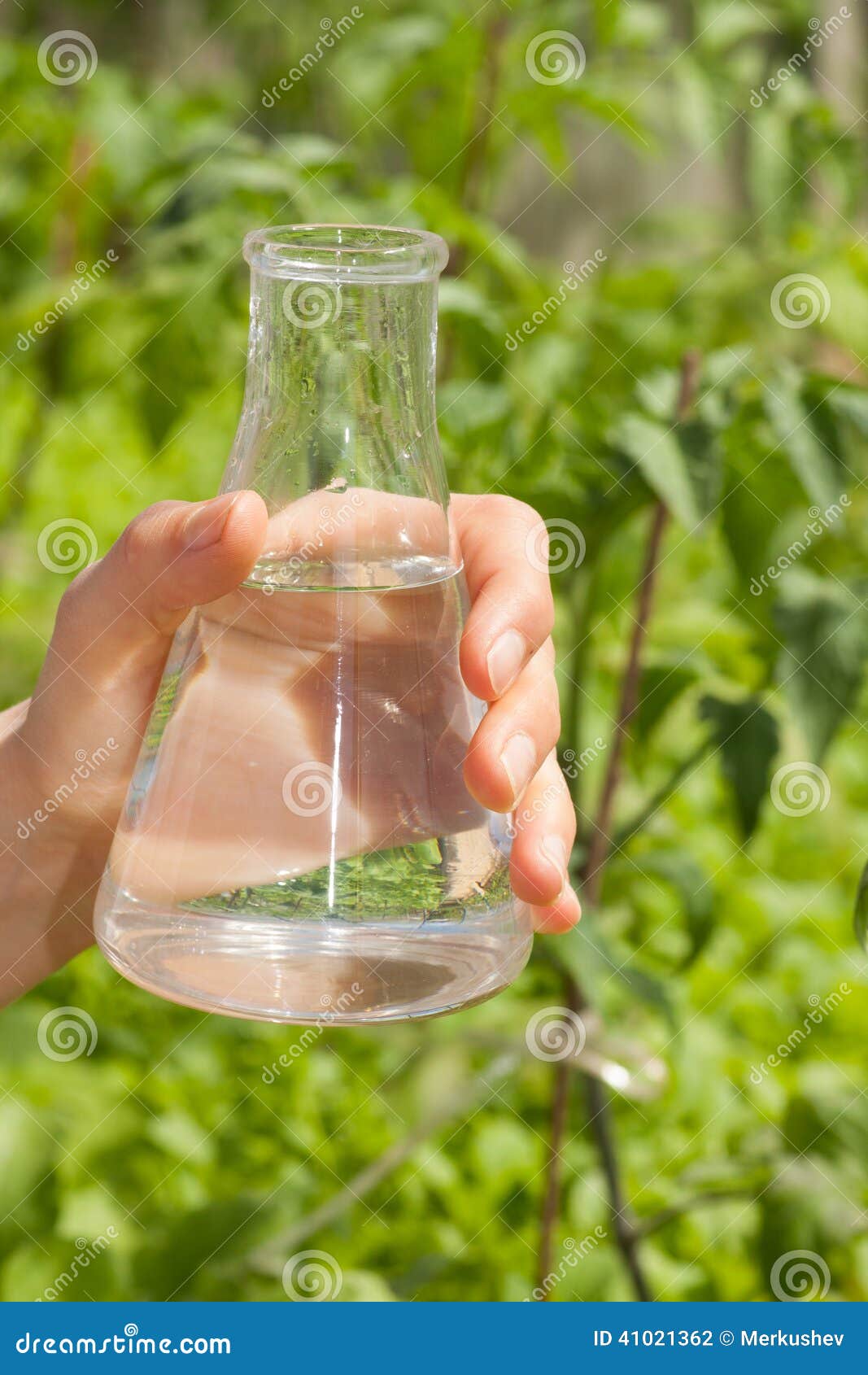 Water Purity Test, Liquid in Laboratory Glassware Stock Photo - Image ...