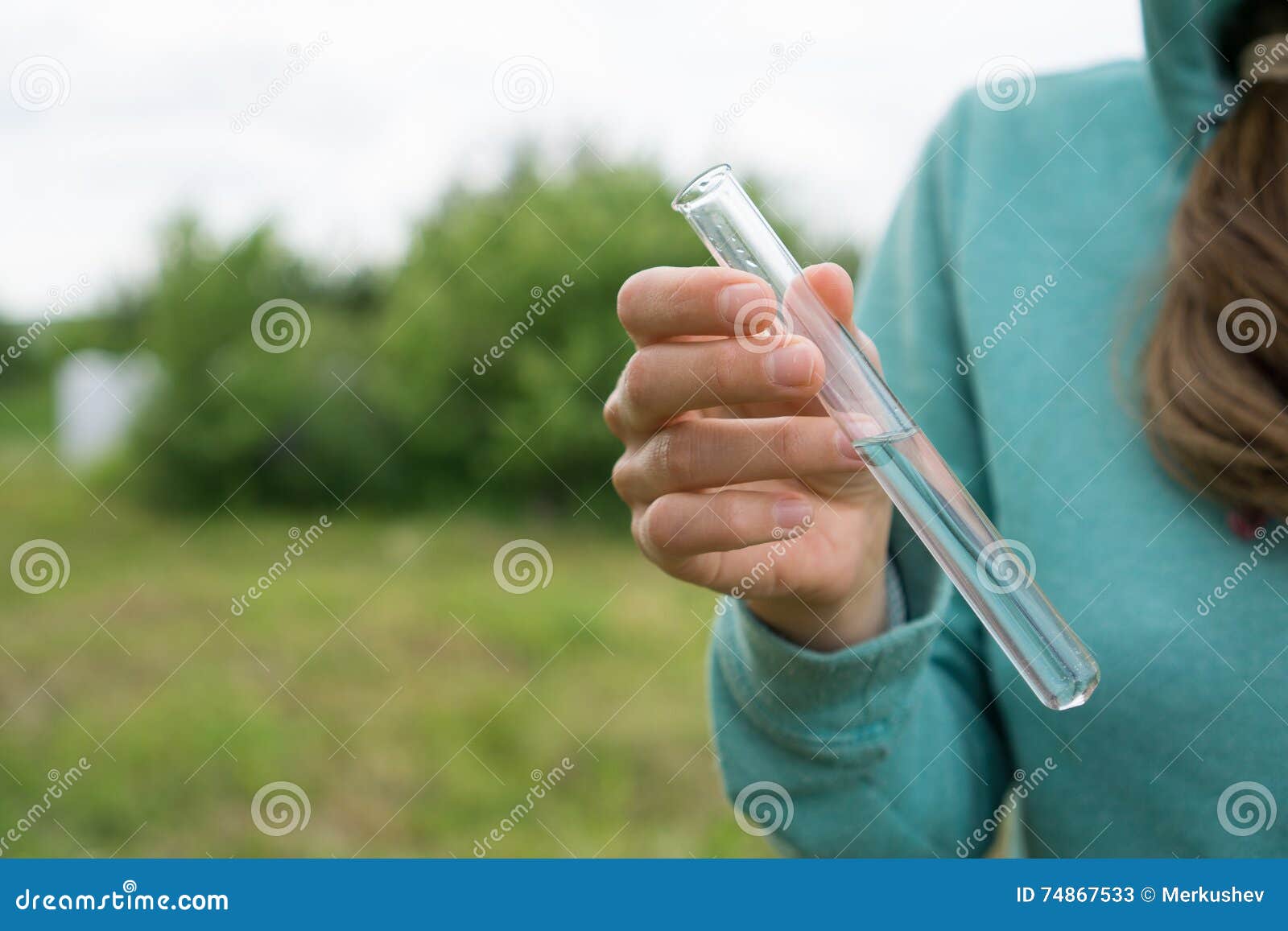 Water Purity Test, Liquid in Laboratory Glassware Stock Image - Image ...