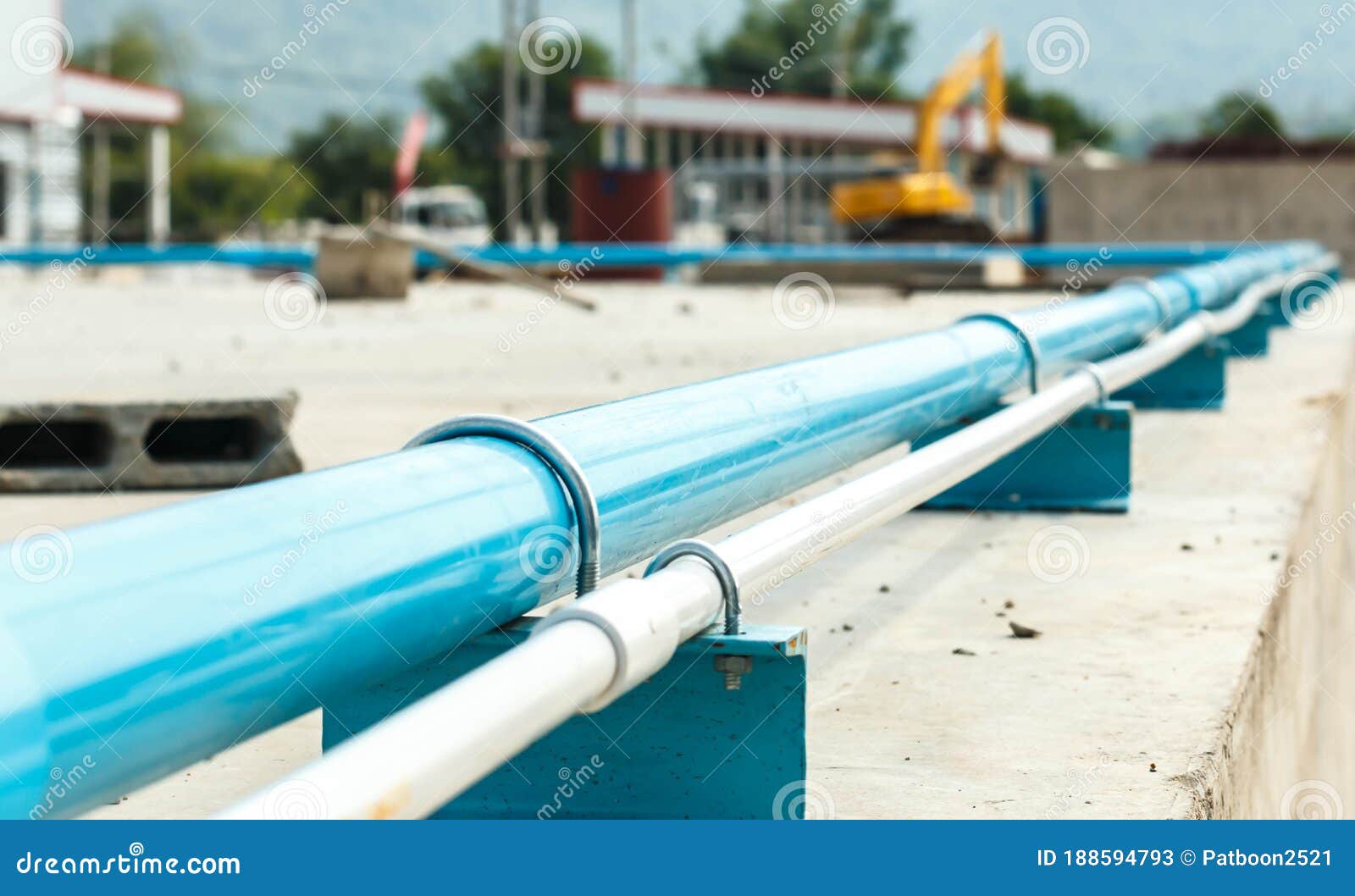 Water PVC pipe section stock image. Image of line, circle - 188594793