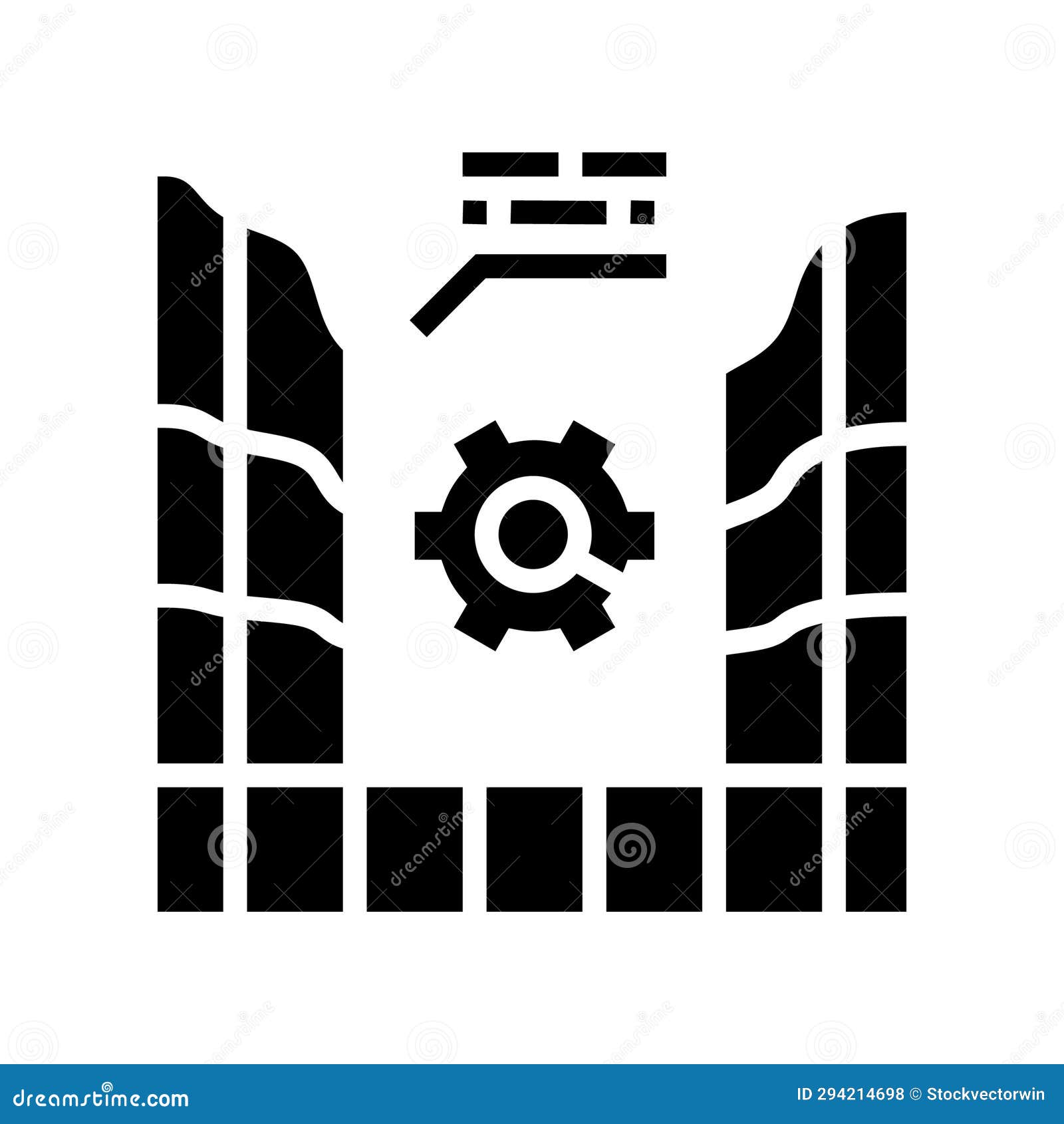 Water Quality Testing Hydrogeologist Glyph Icon Vector Illustration ... Water Quality Testing Hydrogeologist Glyph Icon Vector Illustration ...