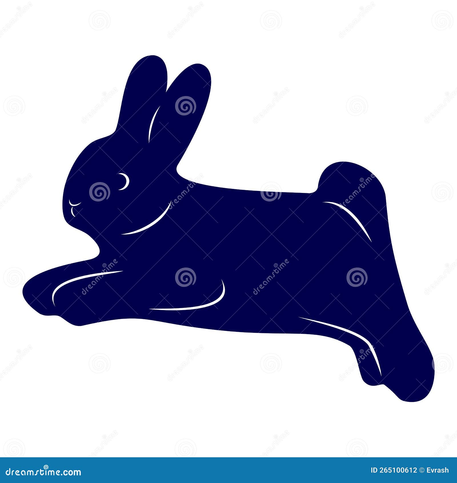 Water Rabbit Symbol Of 2023 Vector Illustration | CartoonDealer.com ...