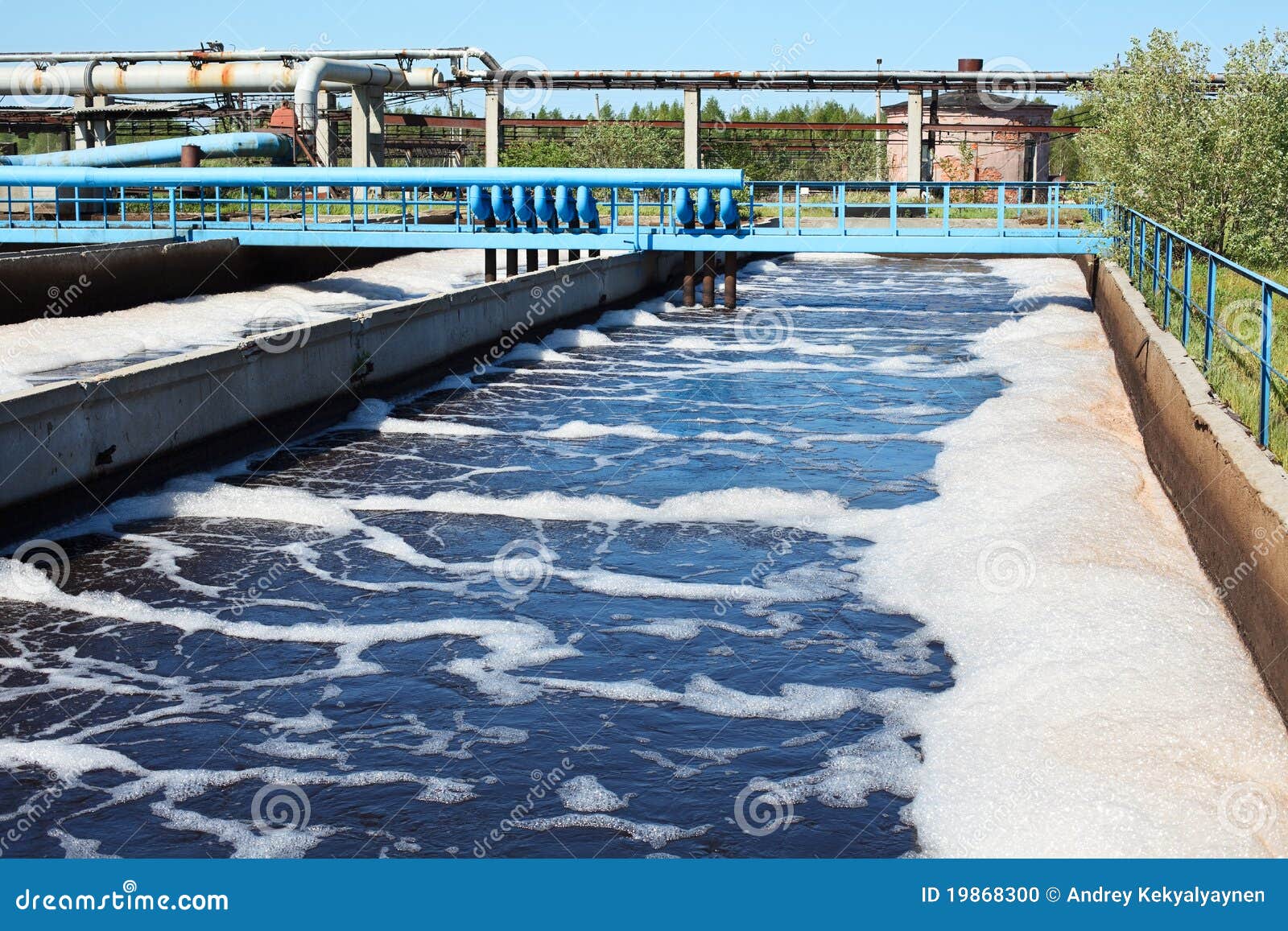 Water Recycling On Sewage Treatment Station Royalty-Free Stock ...