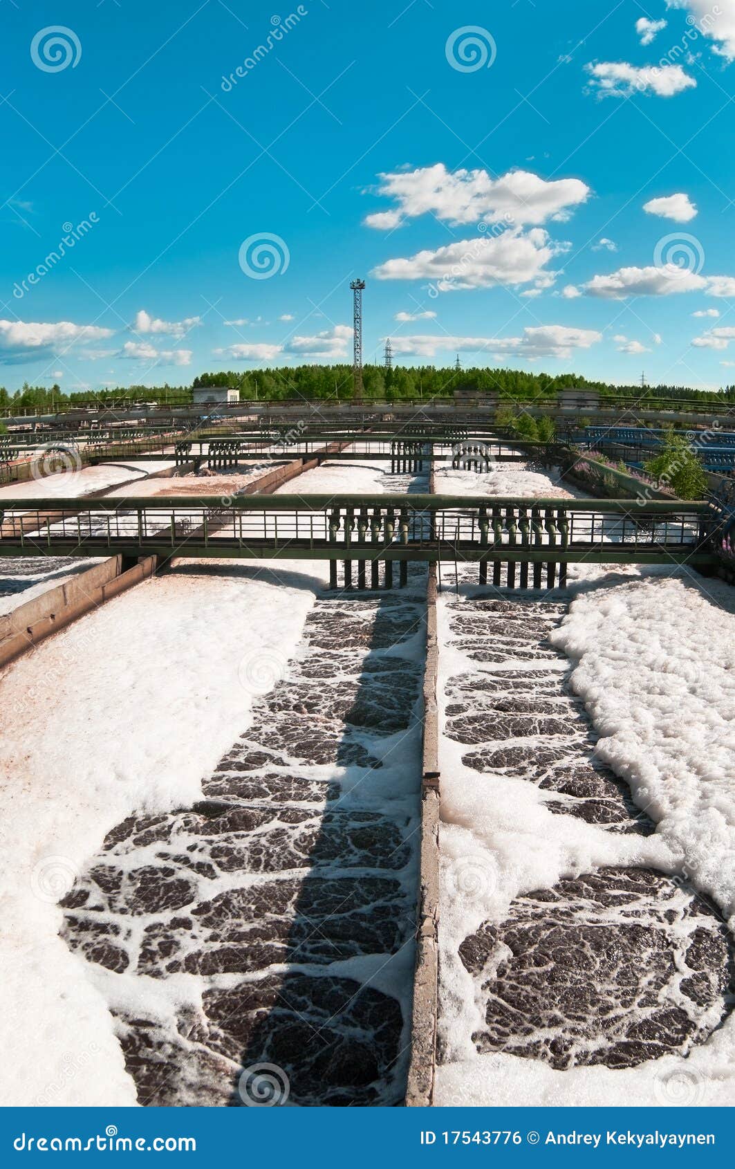 Water Recycling Sewage Station Stock Photo - Image of environmental ...