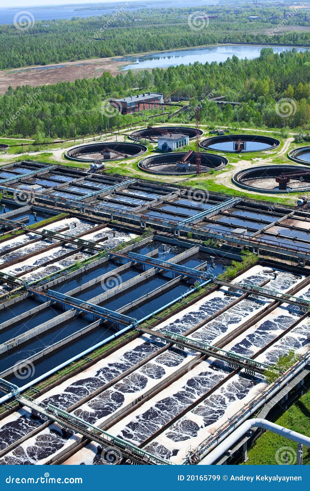Water Recycling Sewage Station Stock Image - Image of dirty, ecology ...