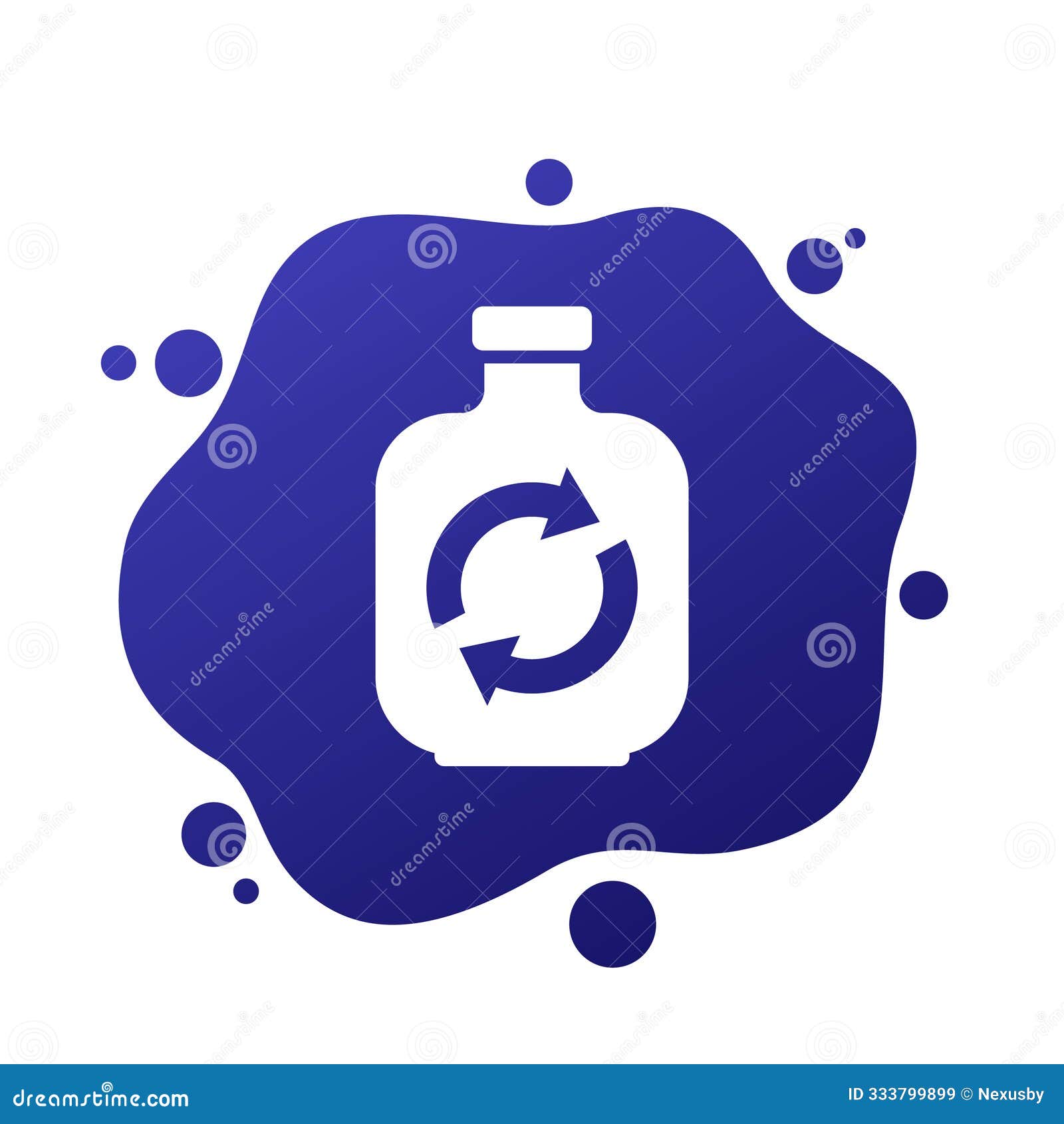 Water Refill Vector Icon with Water Gallon Stock Image - Image of ...