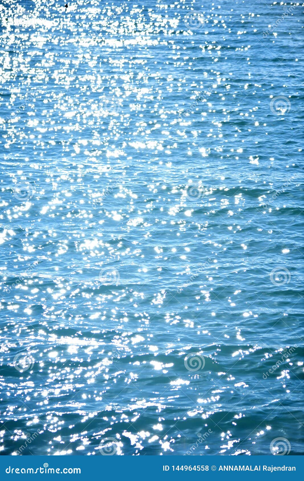 Water Reflecting Sunlight with Ripple Stock Photo - Image of waves ...