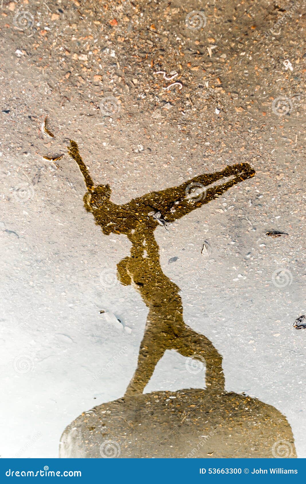 Water Reflection Ballet Dancers Stock Photo - Image of high, dancing ...