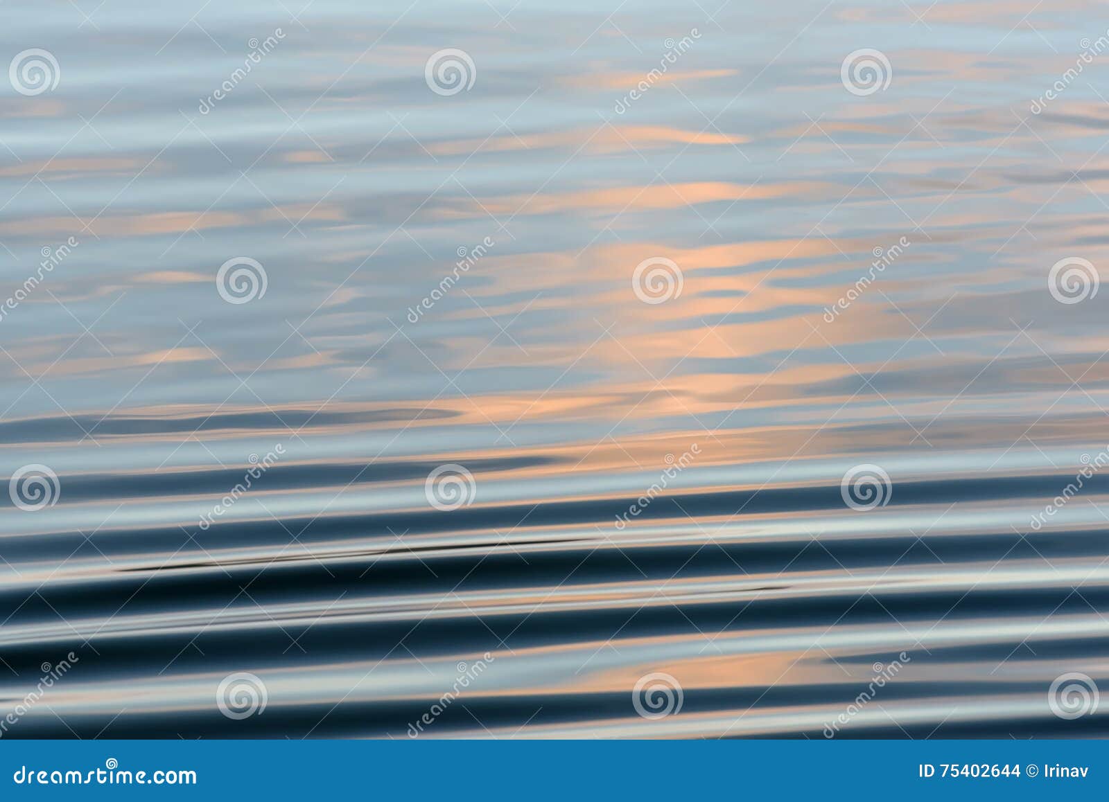 Water Reflection Clouds Sky Background Stock Photo - Image of abstract ...