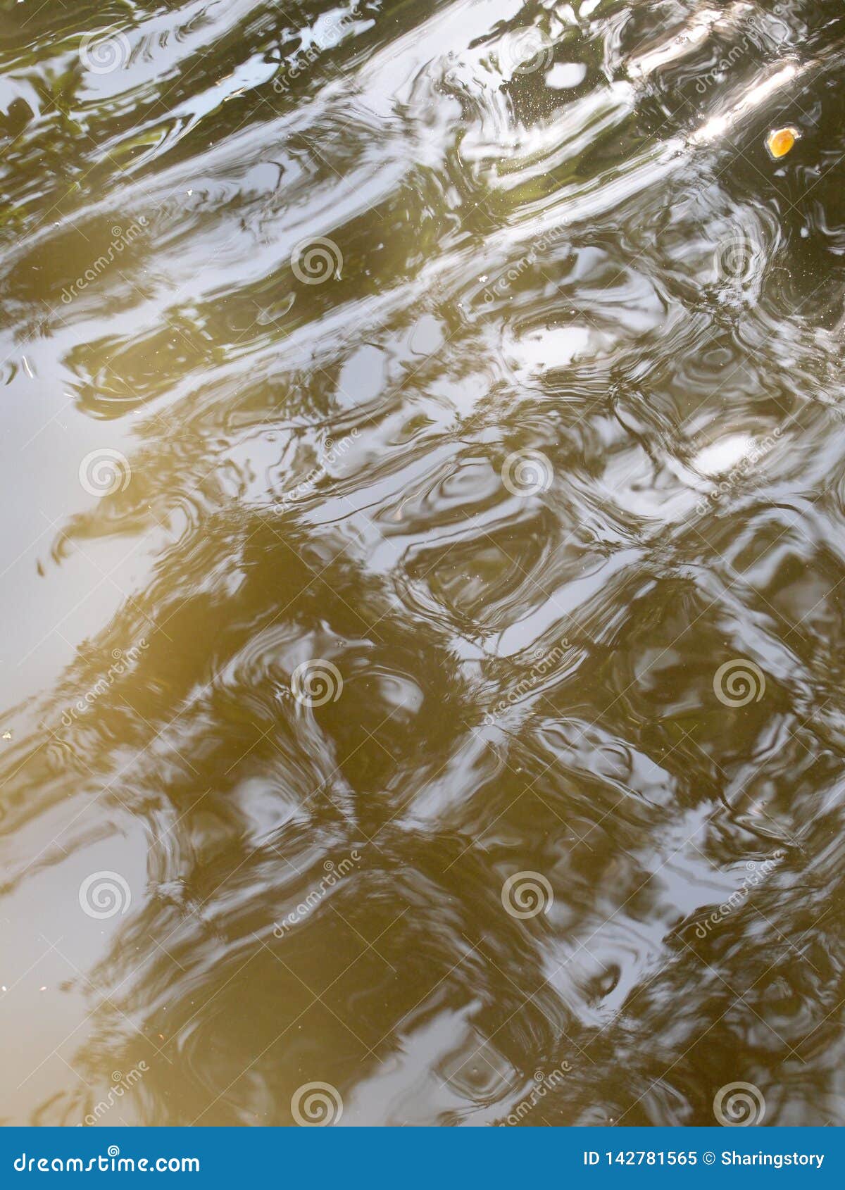 Water with Reflection Pattern Background Stock Image - Image of ripple ...