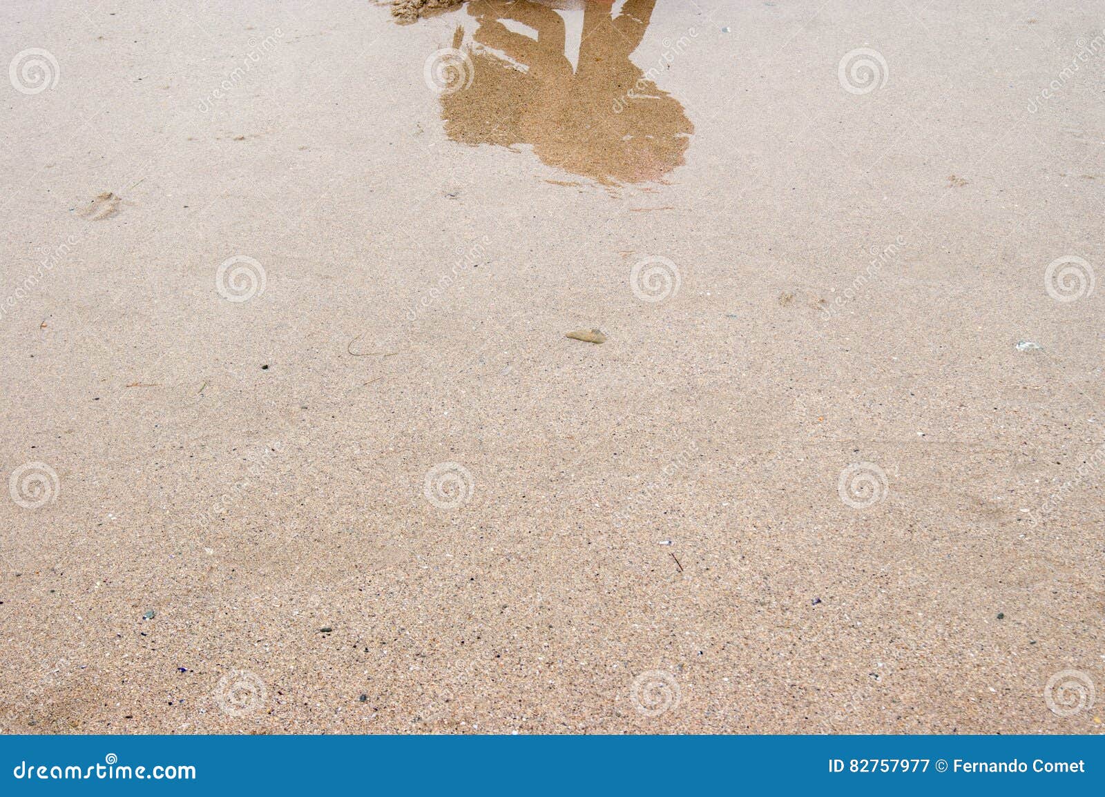 Water Reflection stock image. Image of sand, tranquil - 82757977
