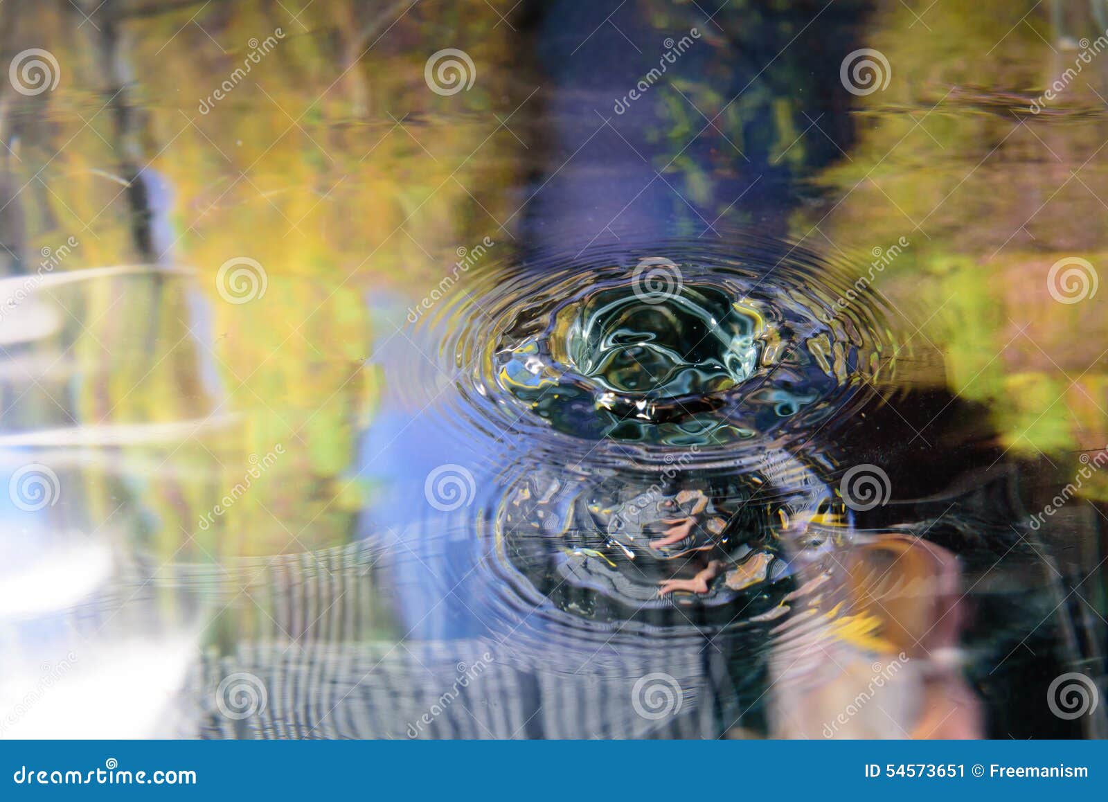 Water Reflection And Water Drop Stock Image - Image of fresh, orange ...