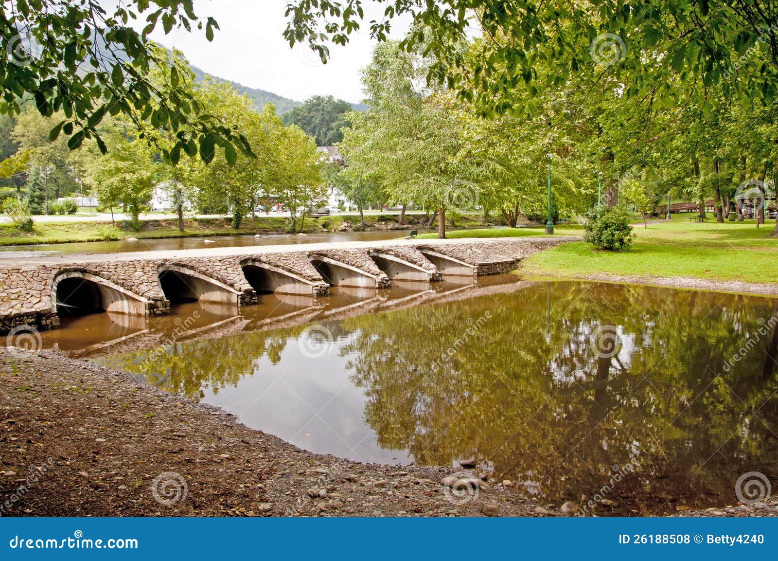 Water Reflections and Bridges Stock Photo - Image of ducts, site: 26188508