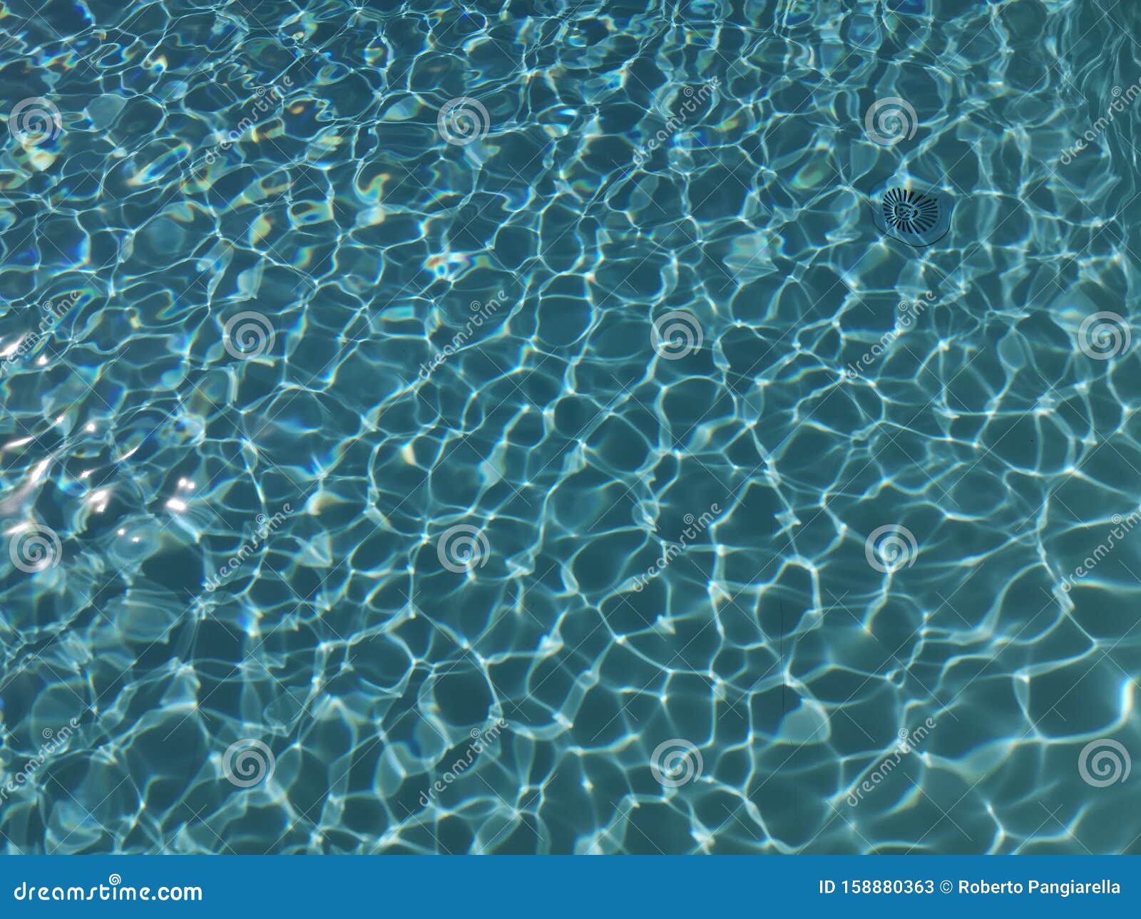 Water Reflections in the Pool Stock Image - Image of sunlight, summer ...