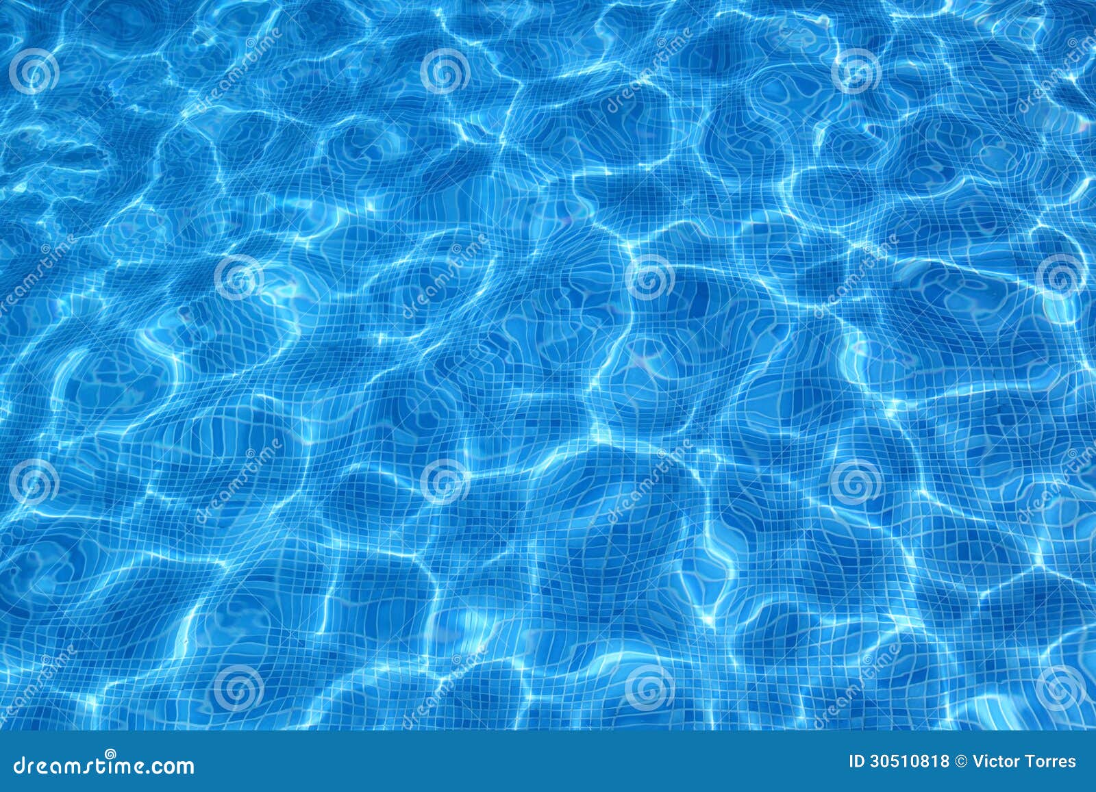 Water Reflections in the Pool Stock Photo - Image of blue, clear: 30510818