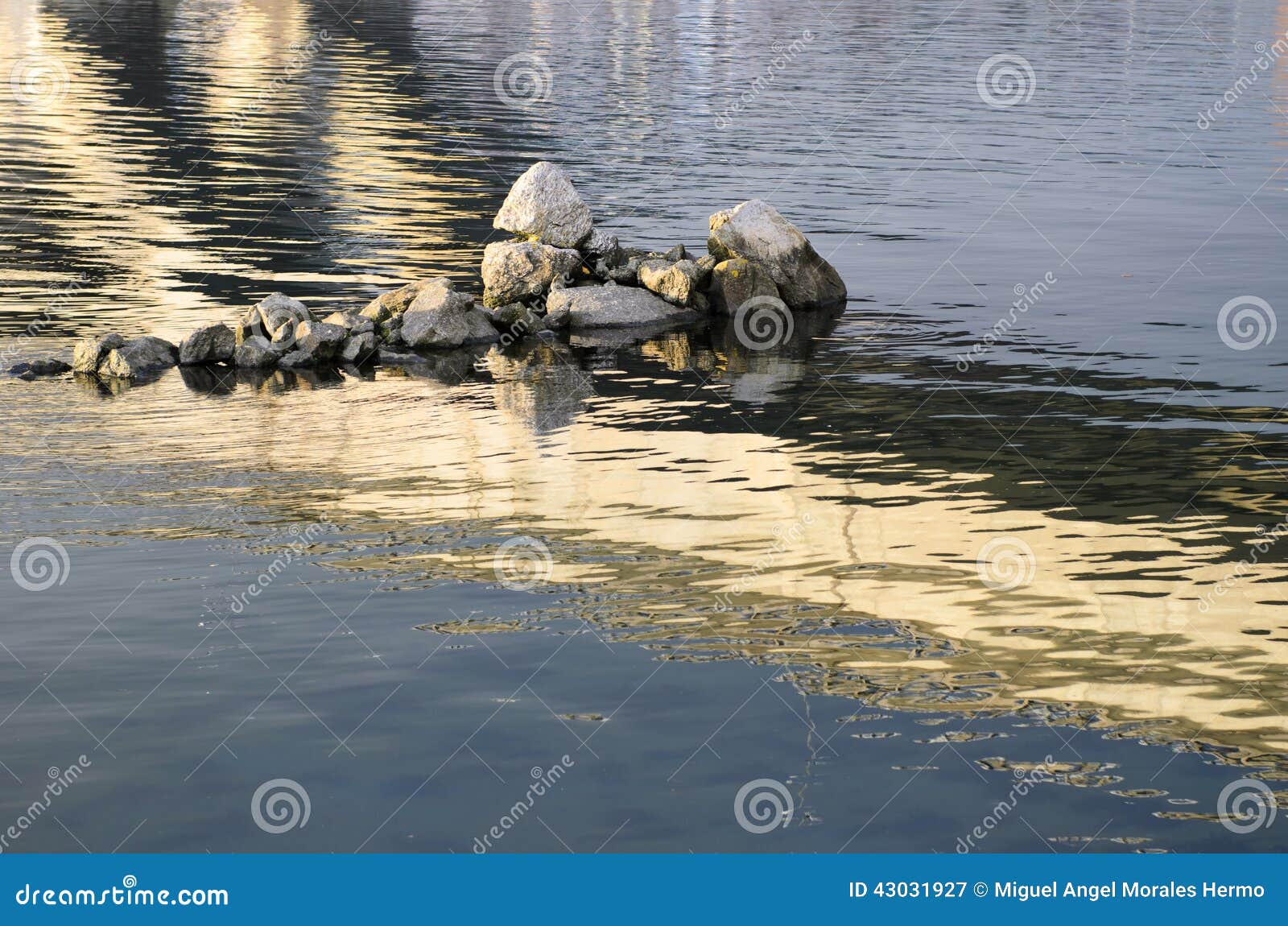 Water reflections stock image. Image of surface, wave - 43031927
