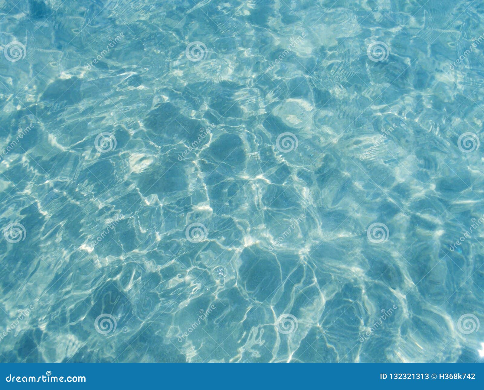 Water Reflections at the Sea. Underwater Photography. Summertime Stock ...