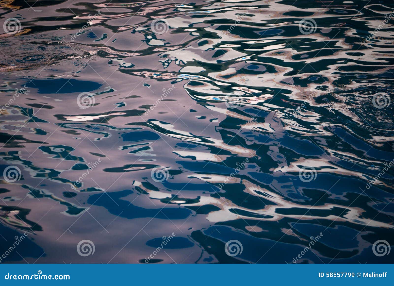 Water Reflections at Sunset Stock Image - Image of abstract ...