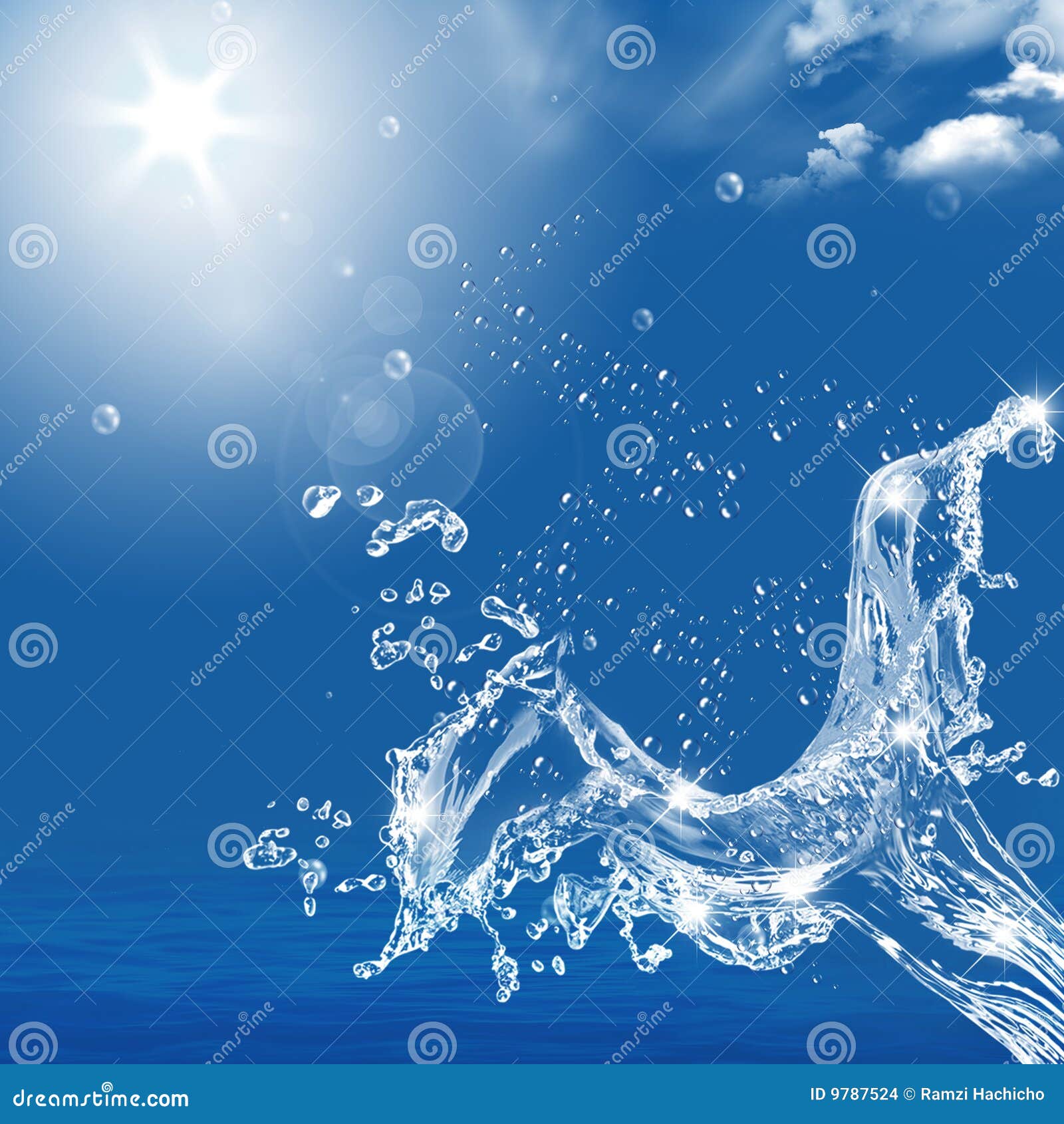 Water refreshing stock illustration. Illustration of color - 9787524