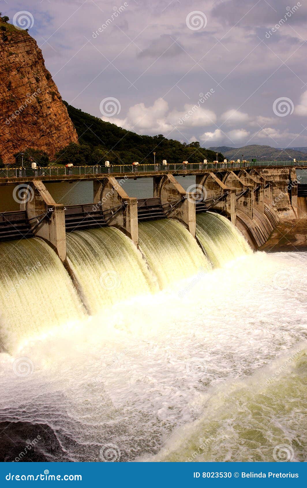 Dam Water Release, Water Gates For Irrigation Royalty-Free Stock ...