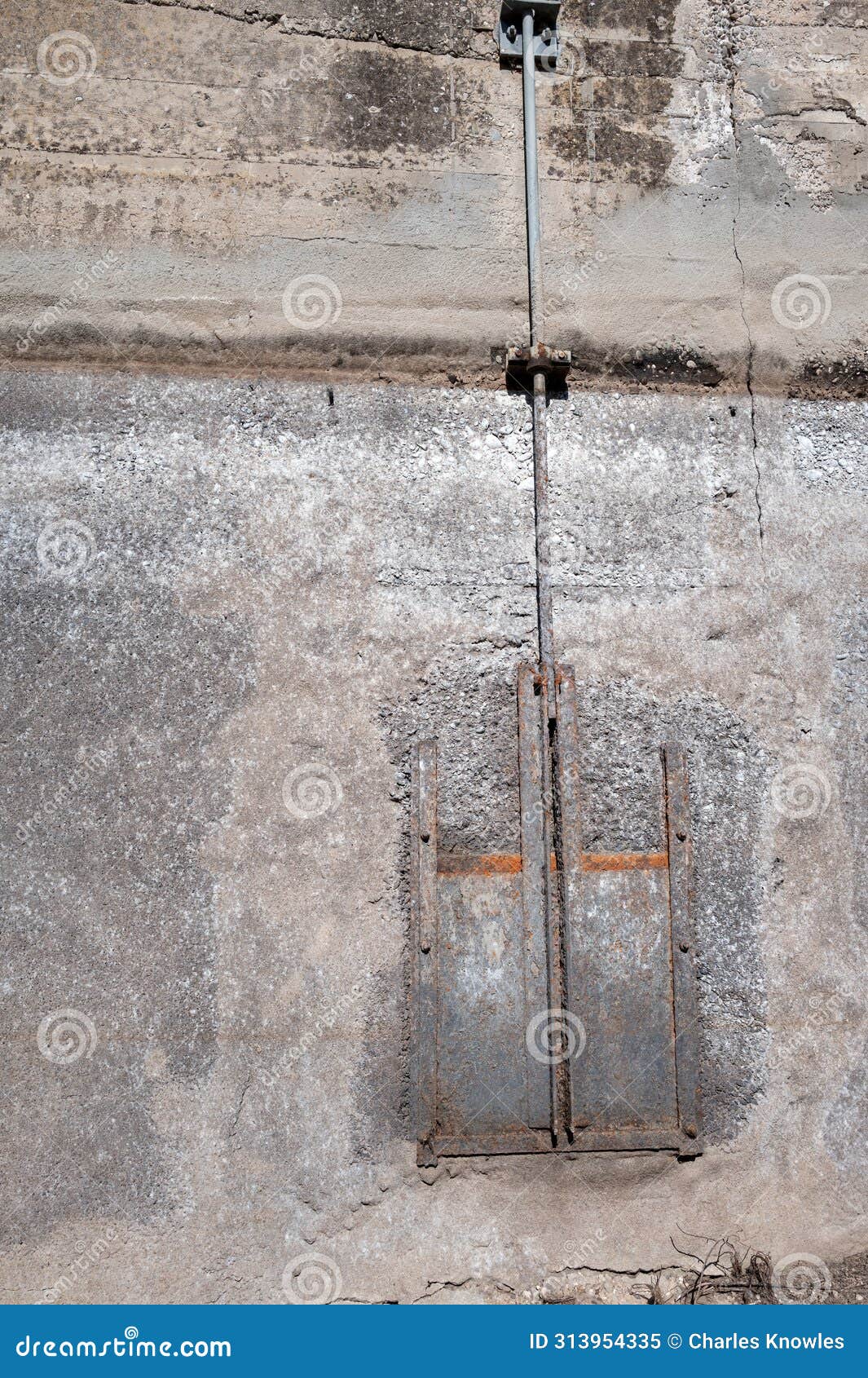 Water Relief Gate on a Local Diversion Dam Stock Image - Image of boise ...
