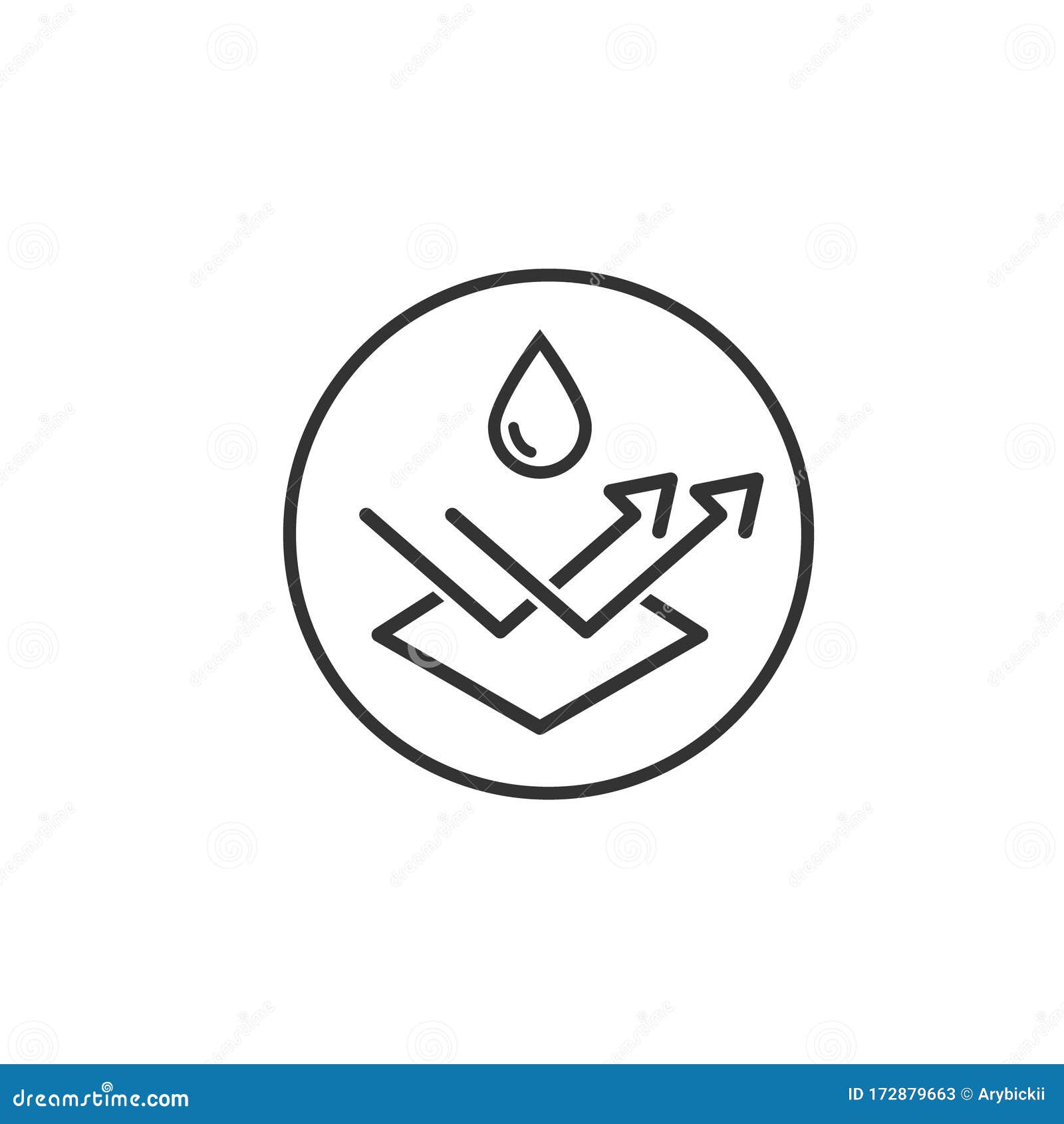 Impermeable Surfaces Symbol