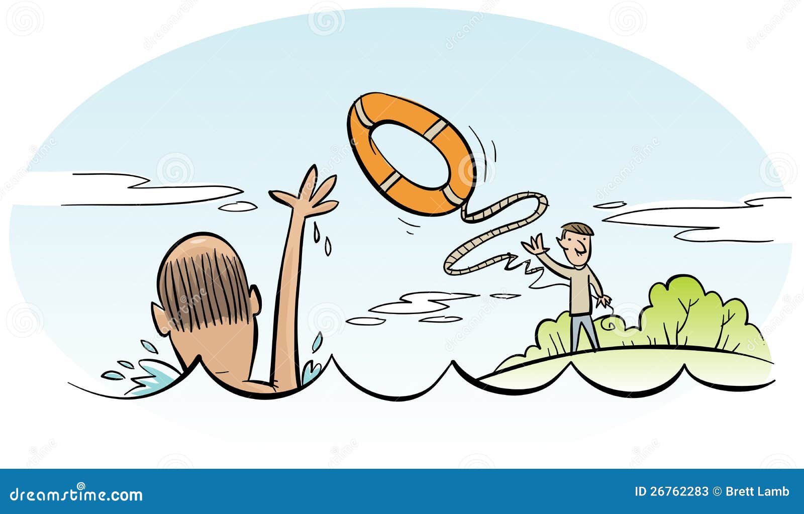 Water Rescue stock illustration. Illustration of life - 26762283