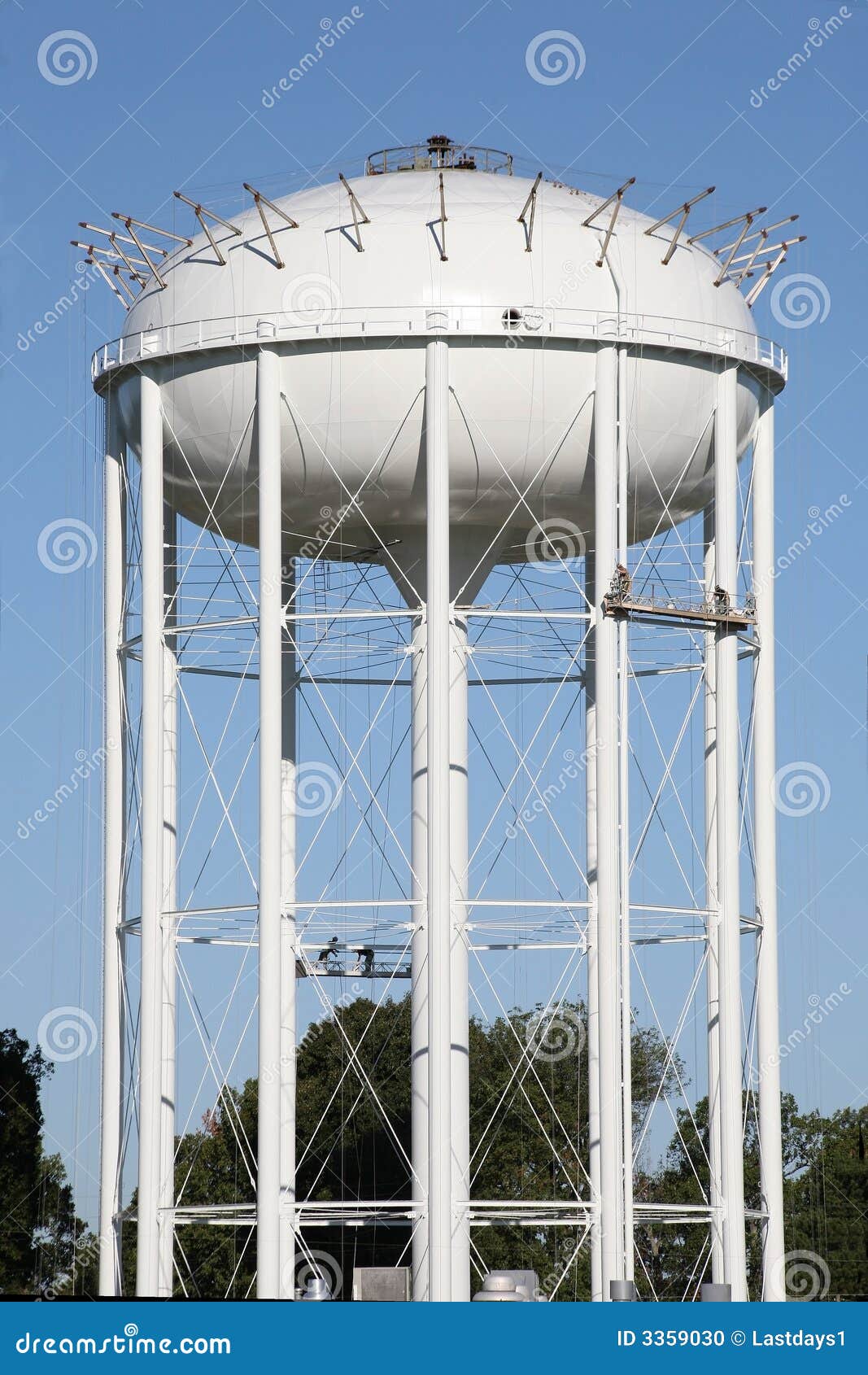 Water Reservoir Construction Stock Photo - Image of town, water: 3359030
