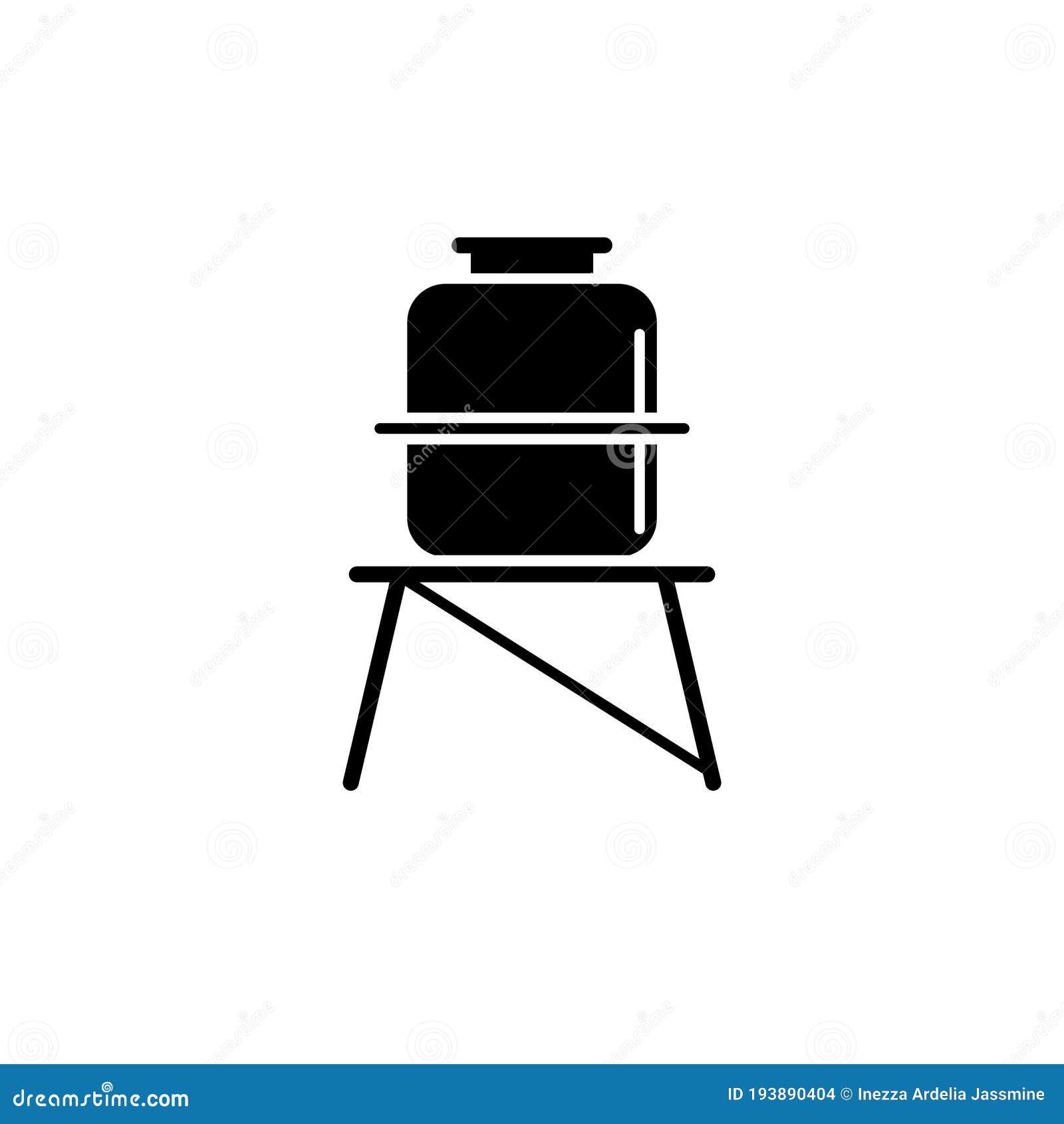 Water Reservoir Icon Design Template Stock Vector - Illustration of ...