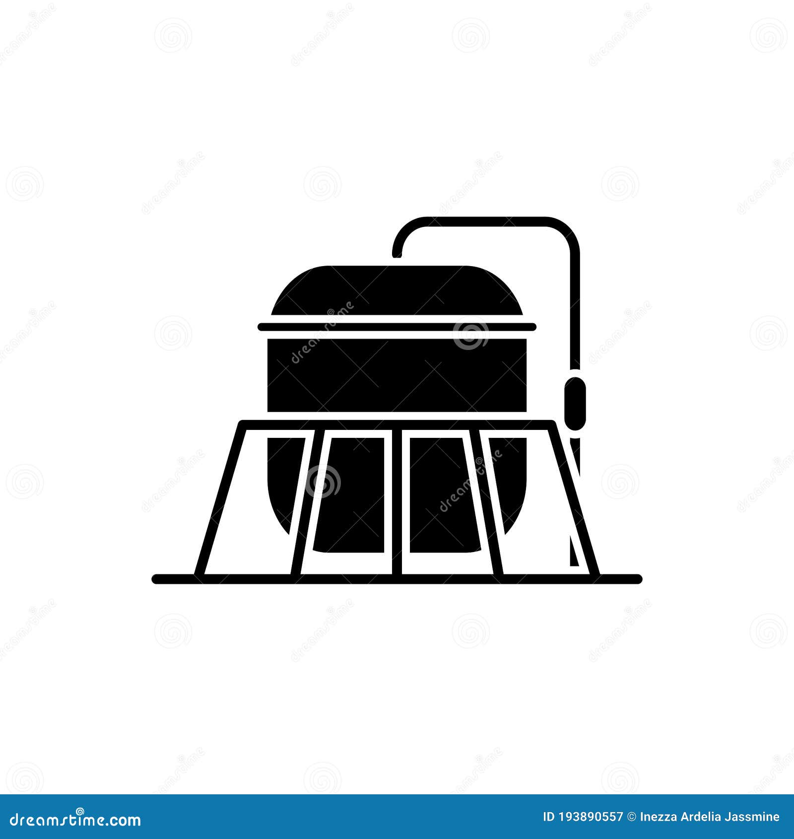 Water Reservoir Icon Design Template Stock Vector - Illustration of ...