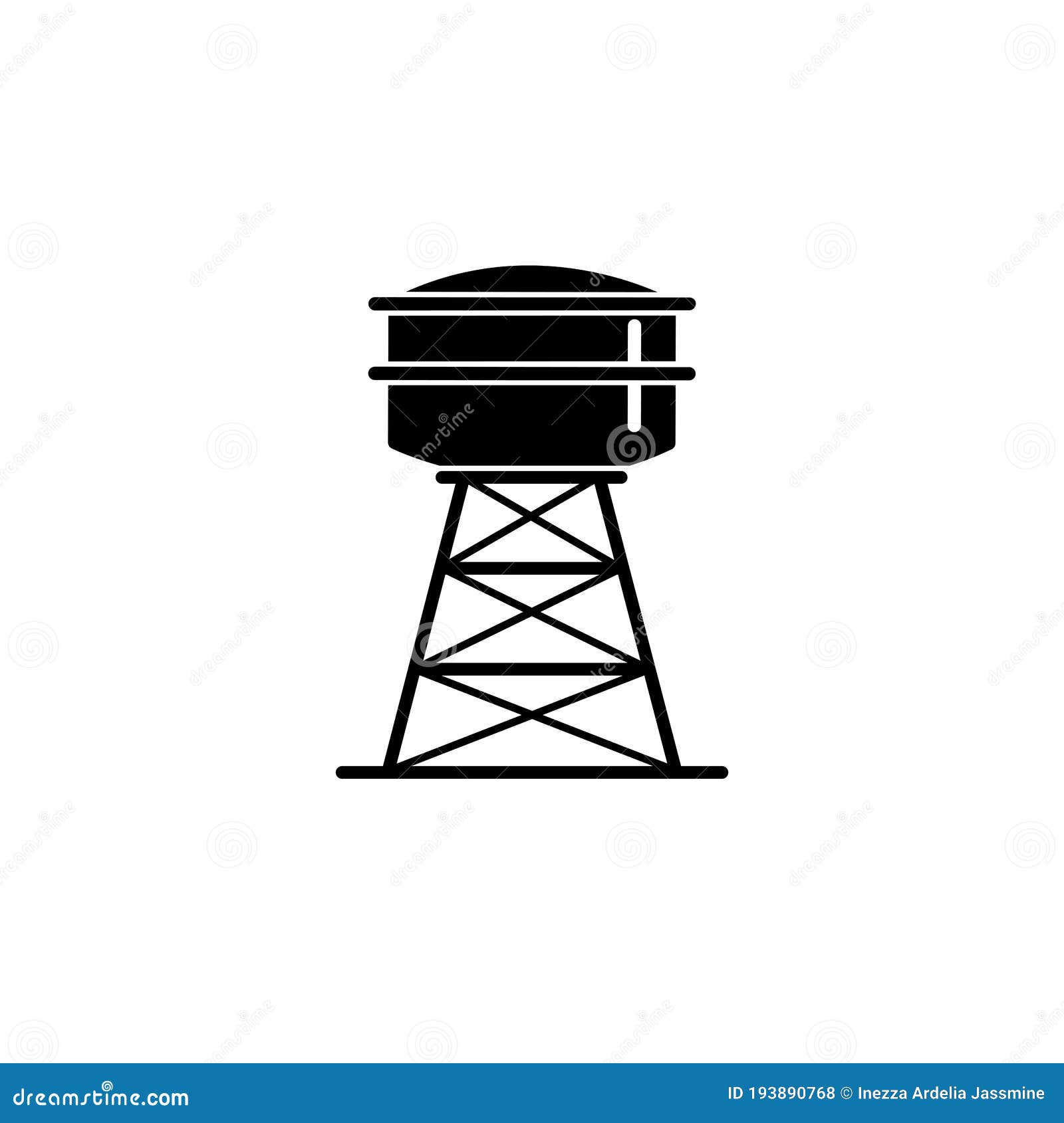 Water Reservoir Icon Design Template Stock Vector - Illustration of ...