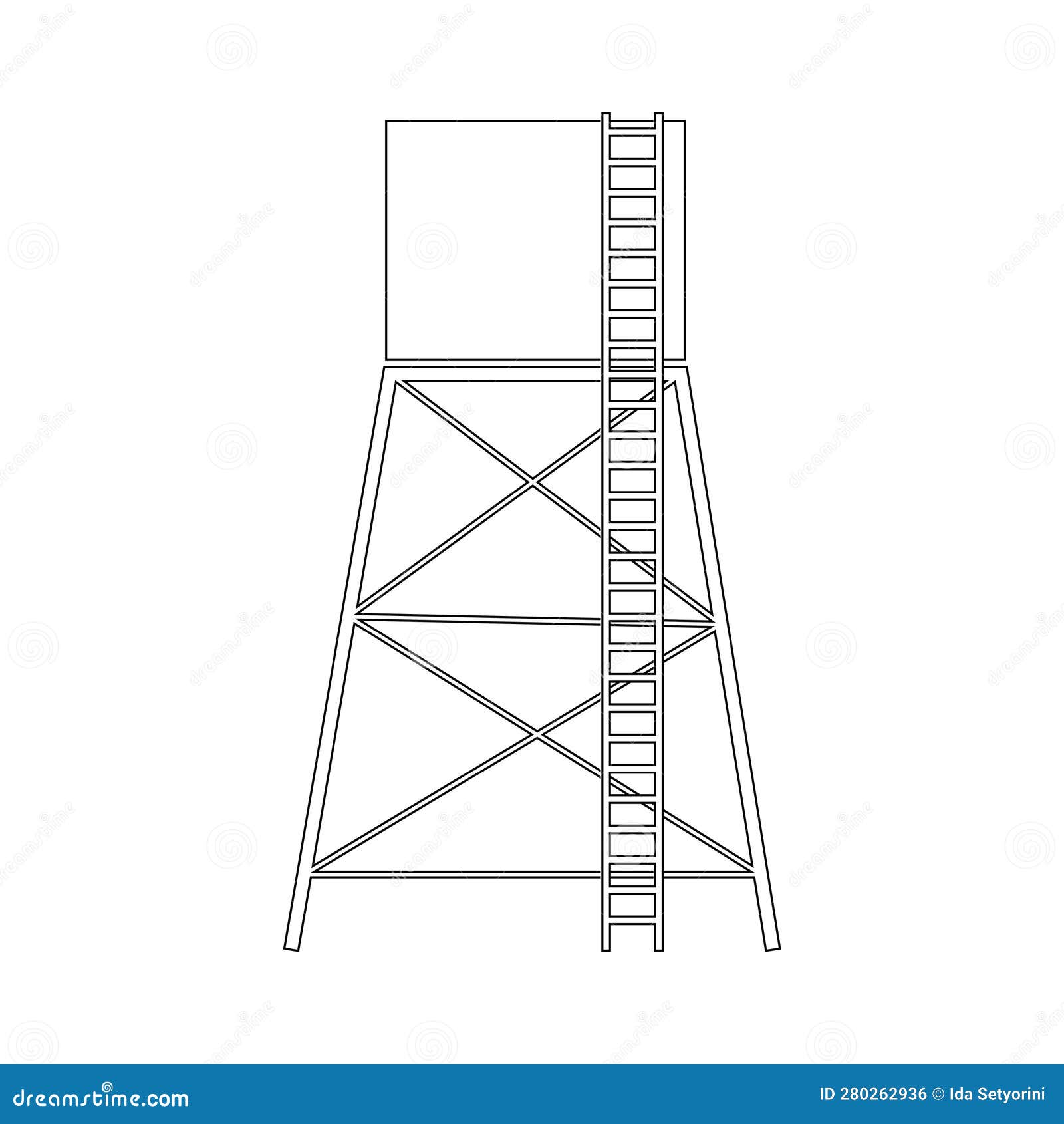 Water Reservoir Icon Vector Stock Illustration - Illustration of ...