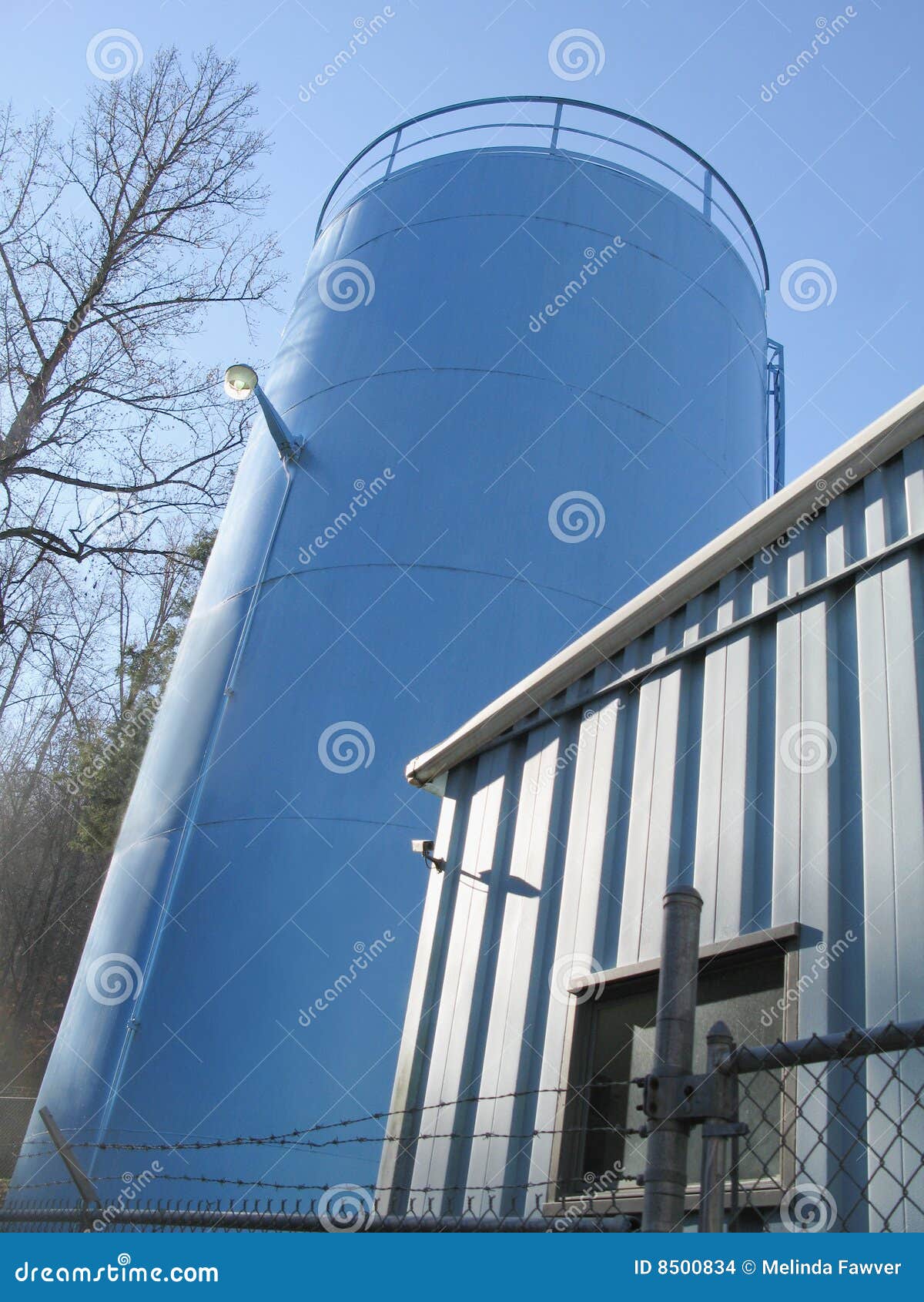 Water Reservoir Tank stock photo. Image of remote, pipeline - 8500834