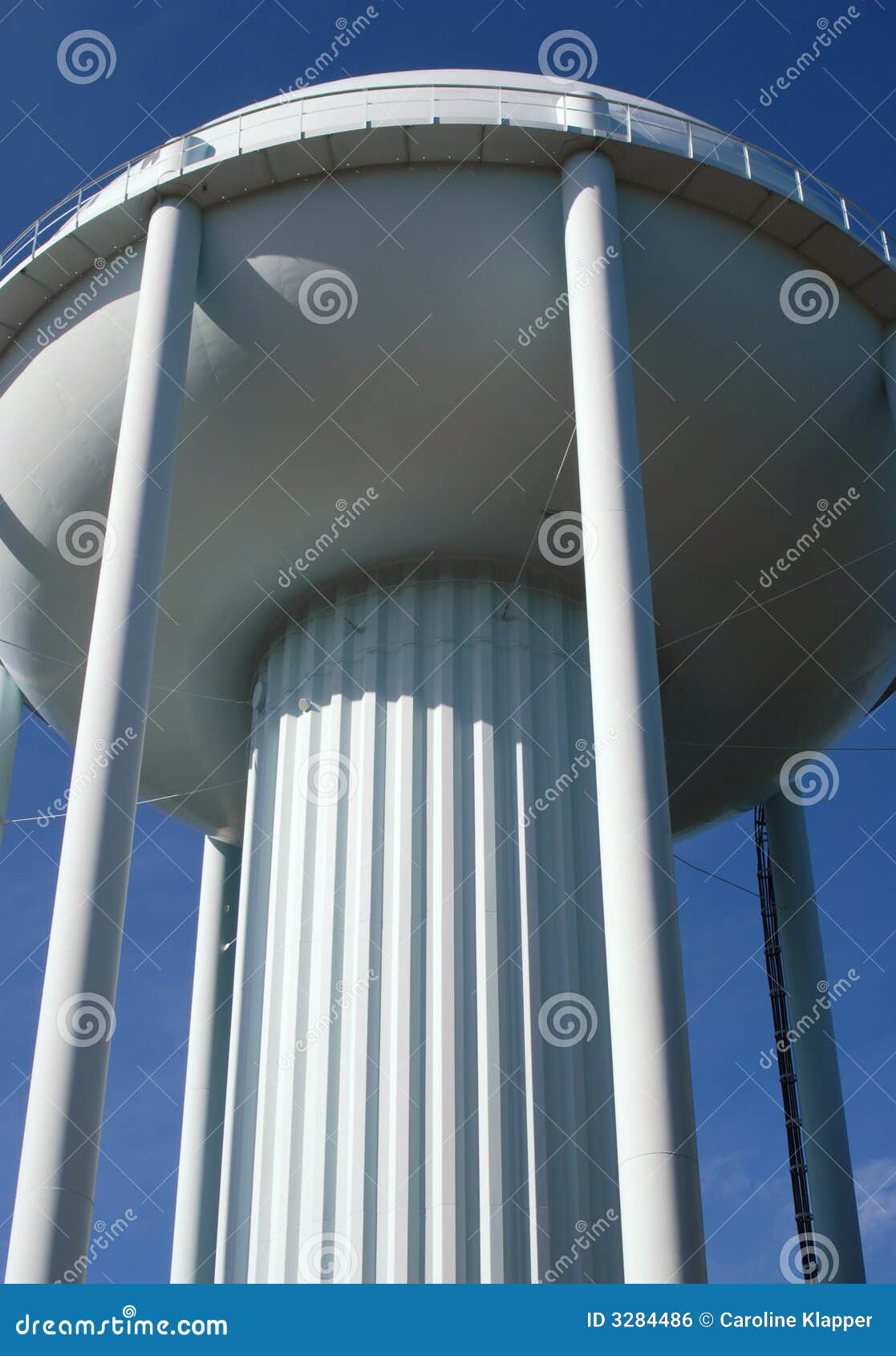 Water Reservoir Tower stock photo. Image of holding, distribution - 3284486