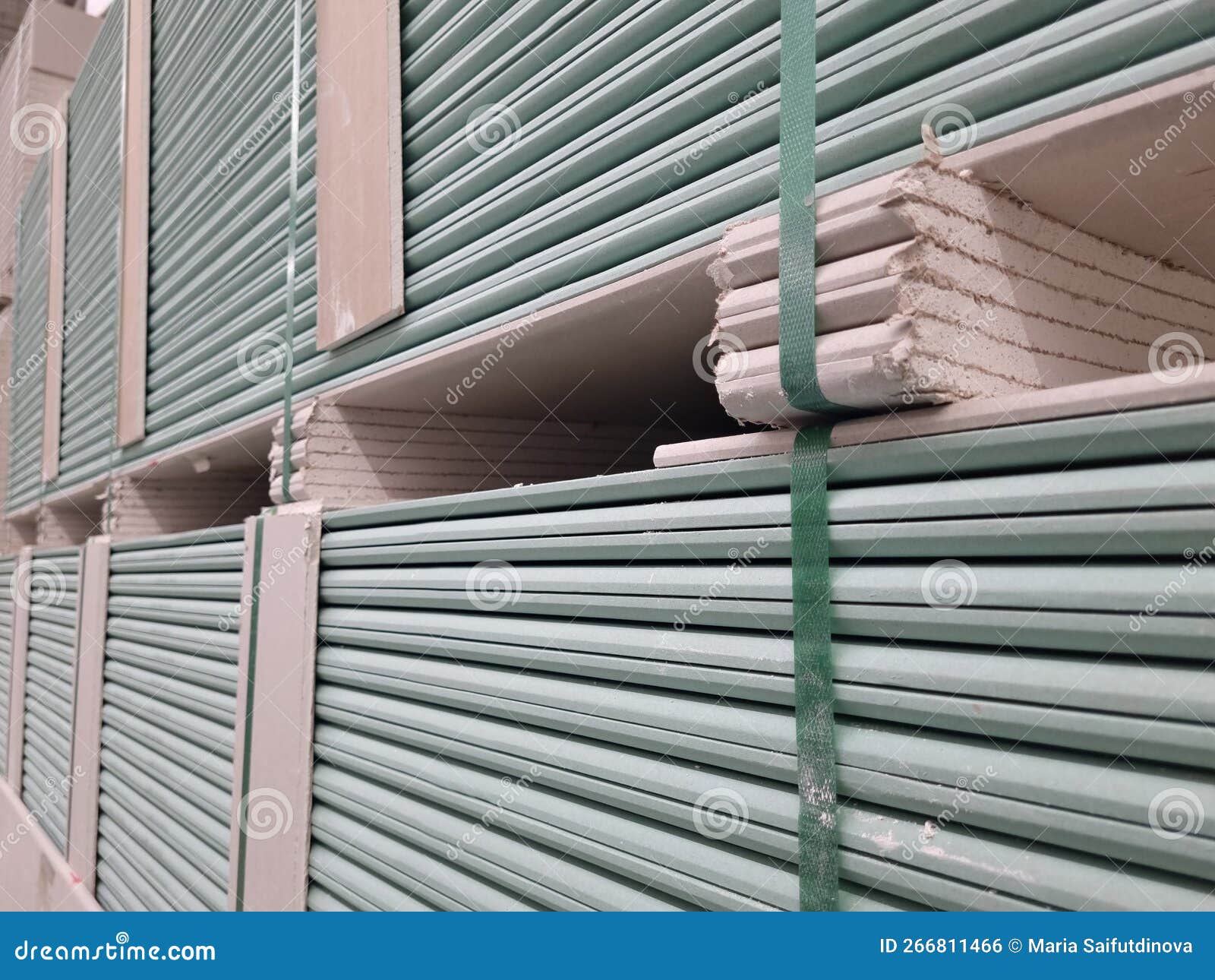 Plasterboard Cladding Of A Building With A Expanded Metal Lattice ...