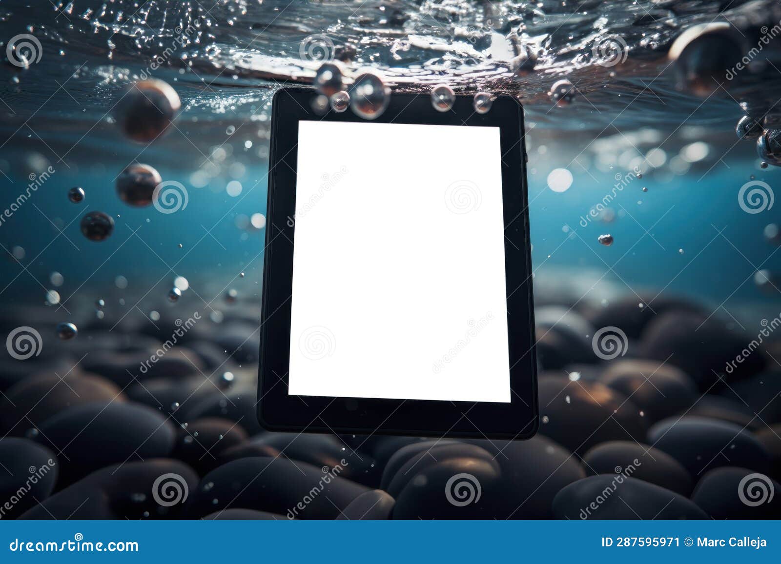 Water-resistant Tablet, Underwater Usage Stock Image - Image of ...