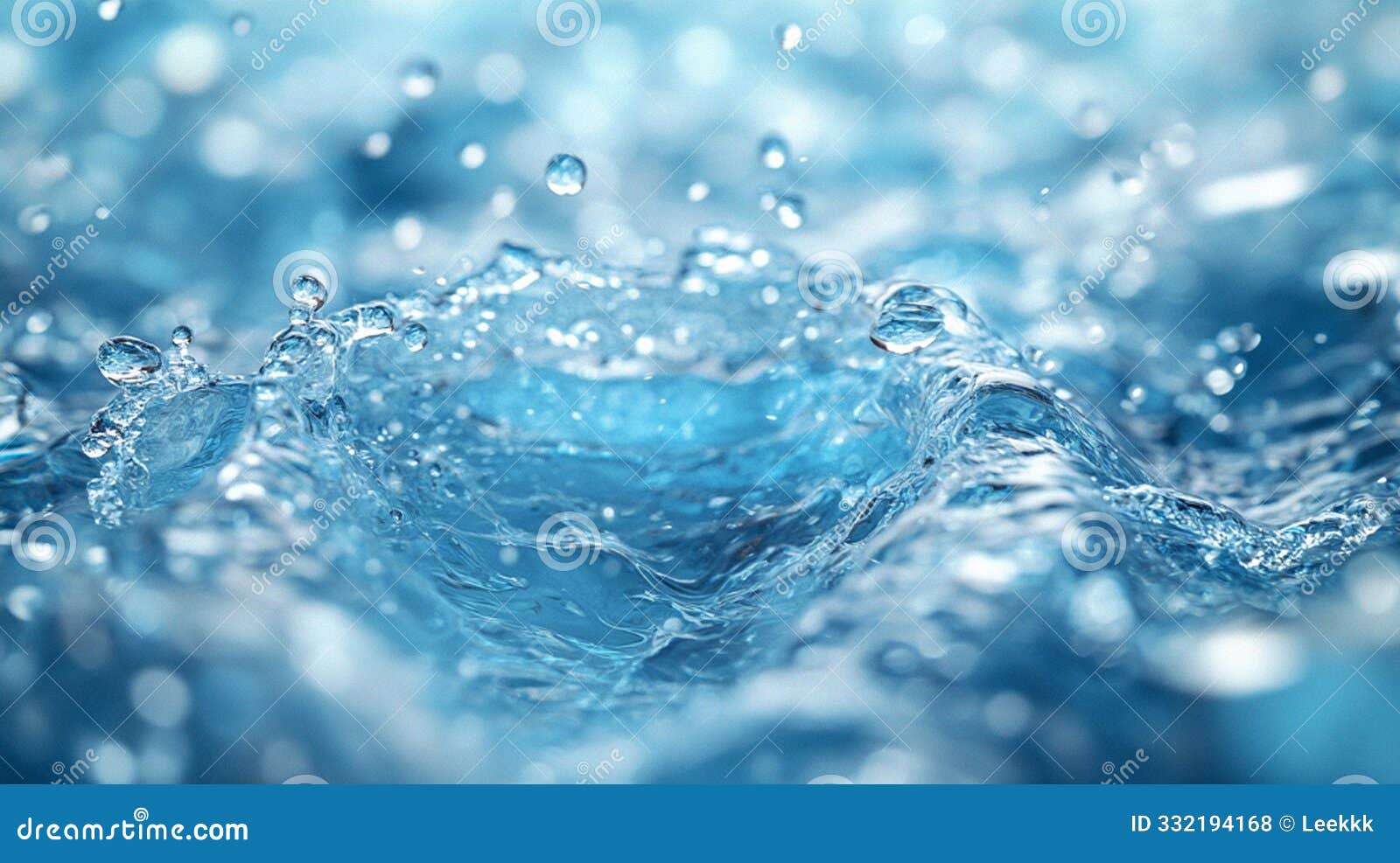 Water Drop Background Water Element Material Water Surface Dynamic ...