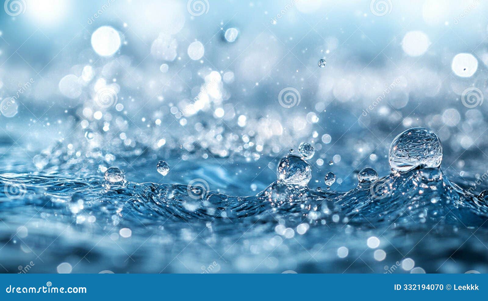Water Drop Background Water Element Material Water Surface Dynamic ...