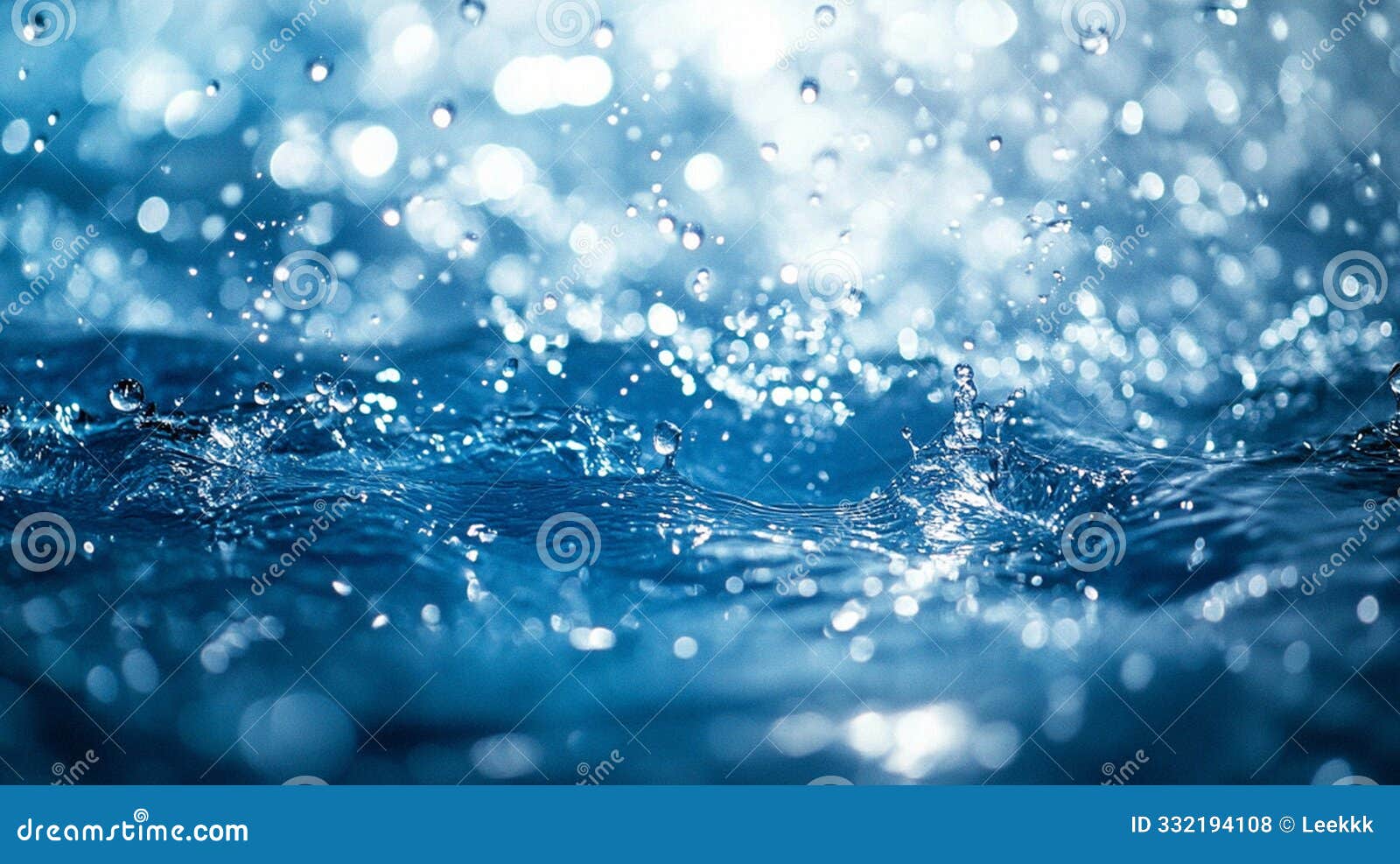 Water Drop Background Water Element Material Water Surface Dynamic ...