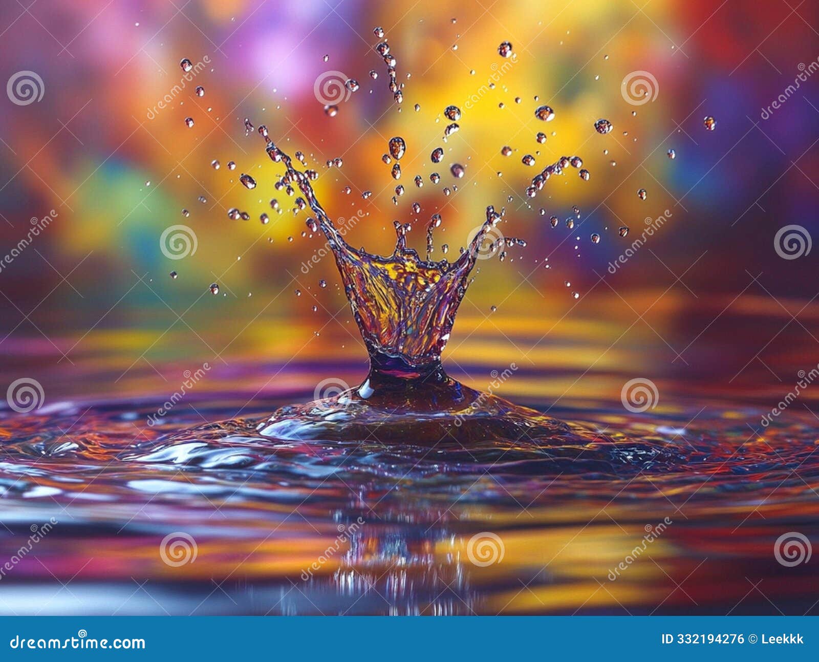 Water Drop Background Water Element Material Water Surface Dynamic ...