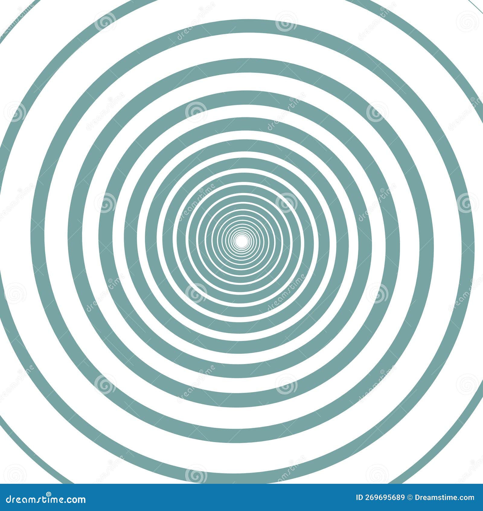 Water Rings. Sound Circle Wave Effect Stock Illustration - Illustration ...